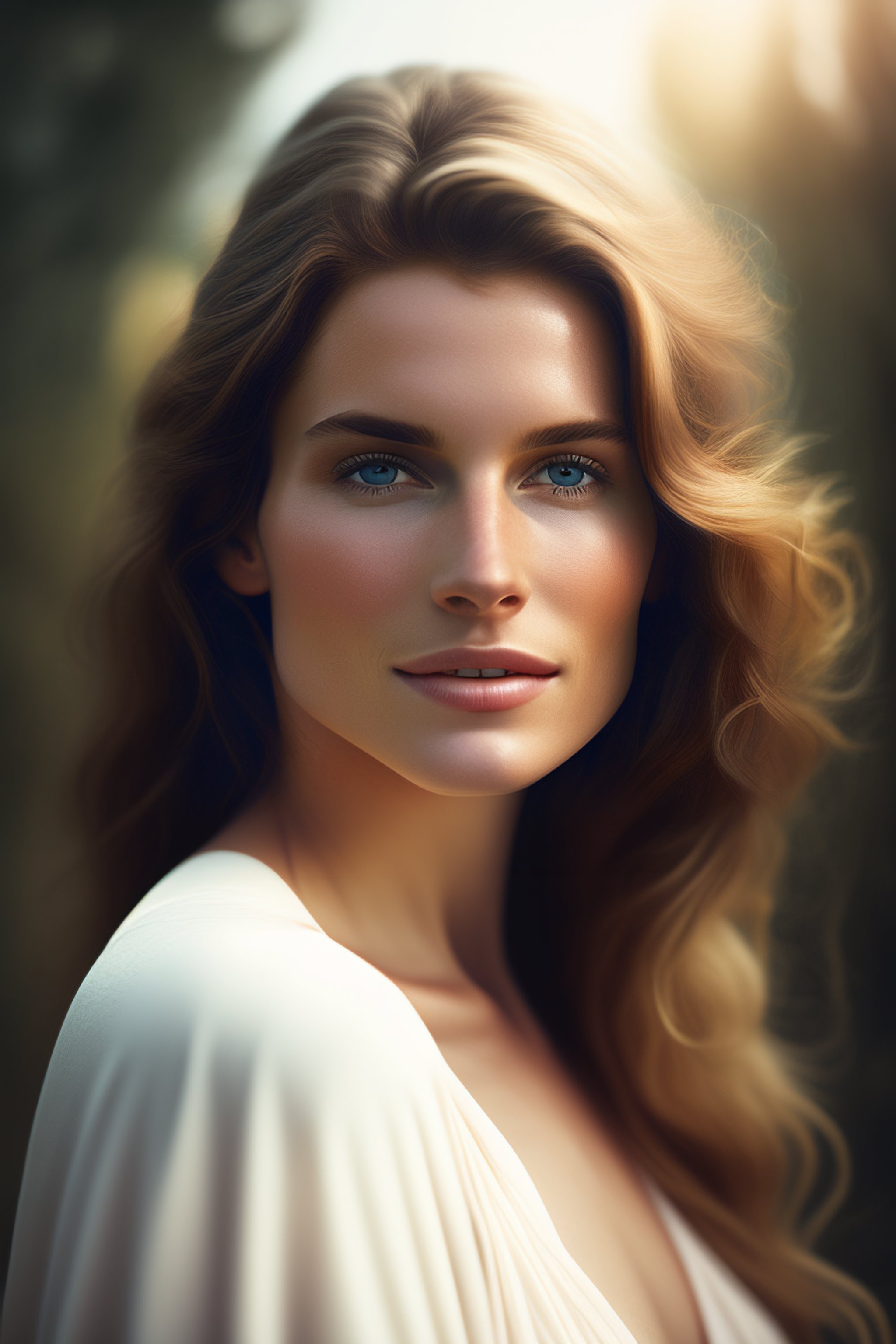 Lexica - Beautiful natural white woman, analog style,realistic,4k