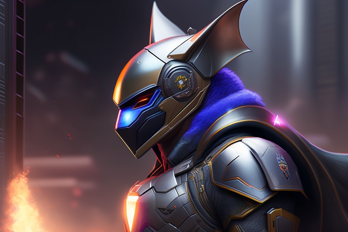 Lexica - Highly intelligent anthropomorphic bat, high tech cyber punk ...