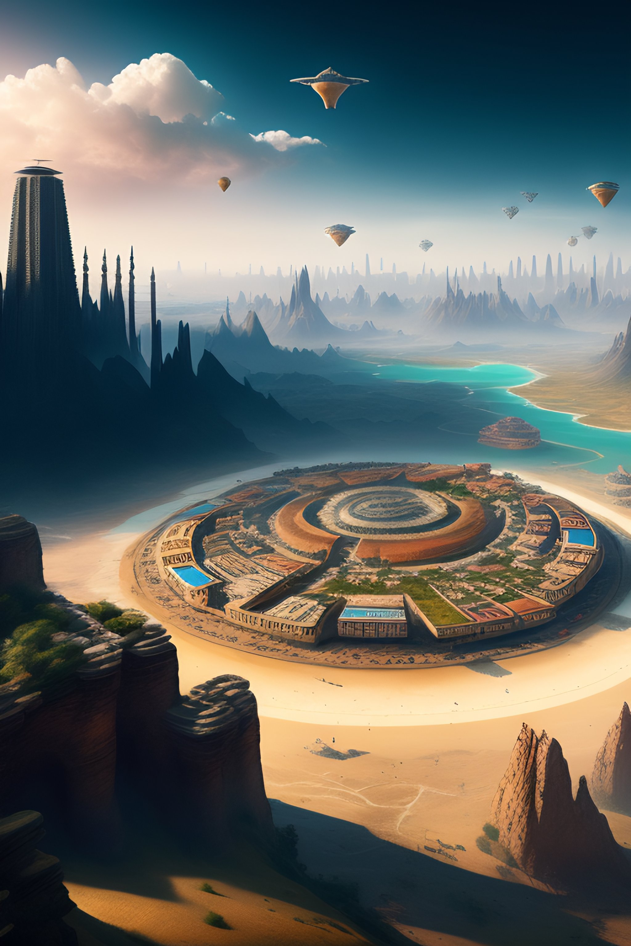 Lexica - A ancient flying city