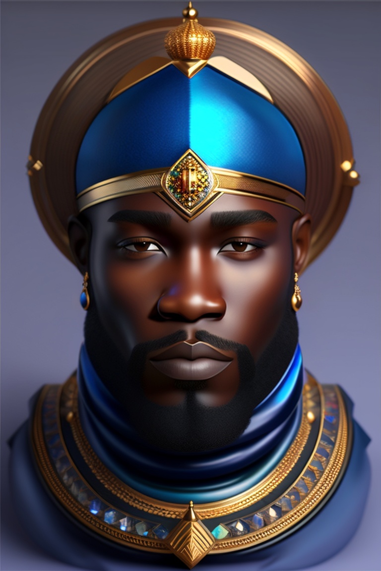 Lexica - Sapphire Rod of Iron and Black African King
