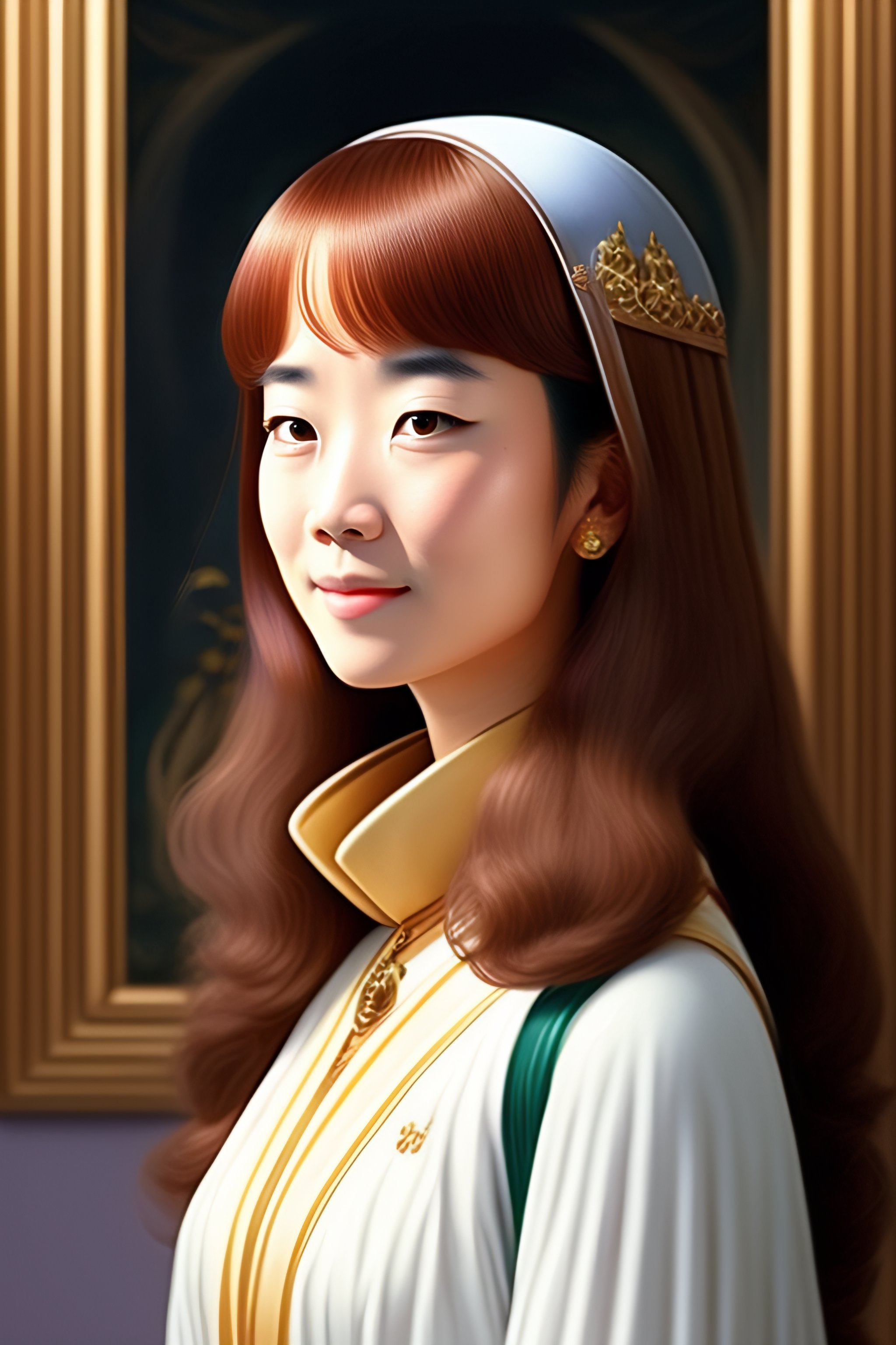 Lexica - Studio ghibli, portrait of princess Ashley