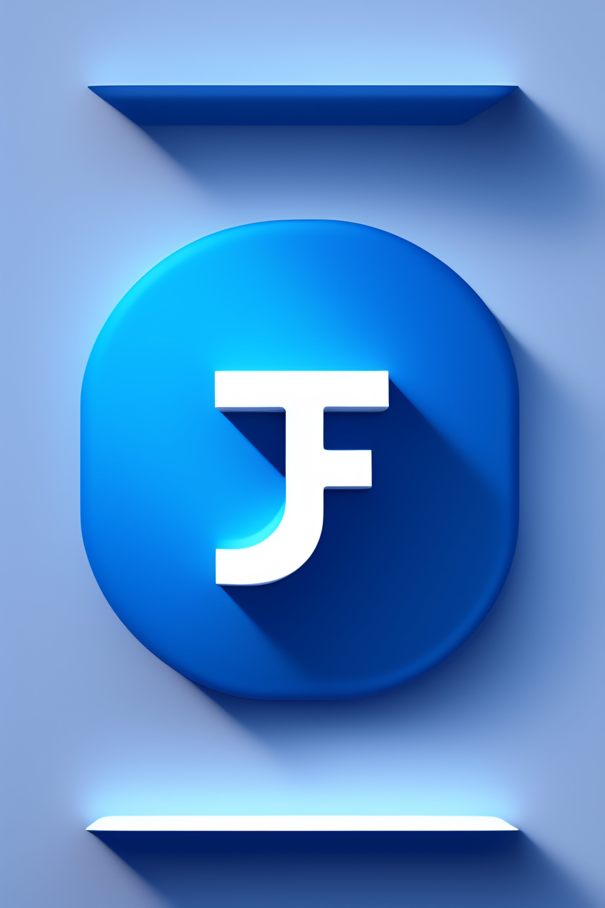 Lexica - A blue background with a white symbol in the middle, a ...