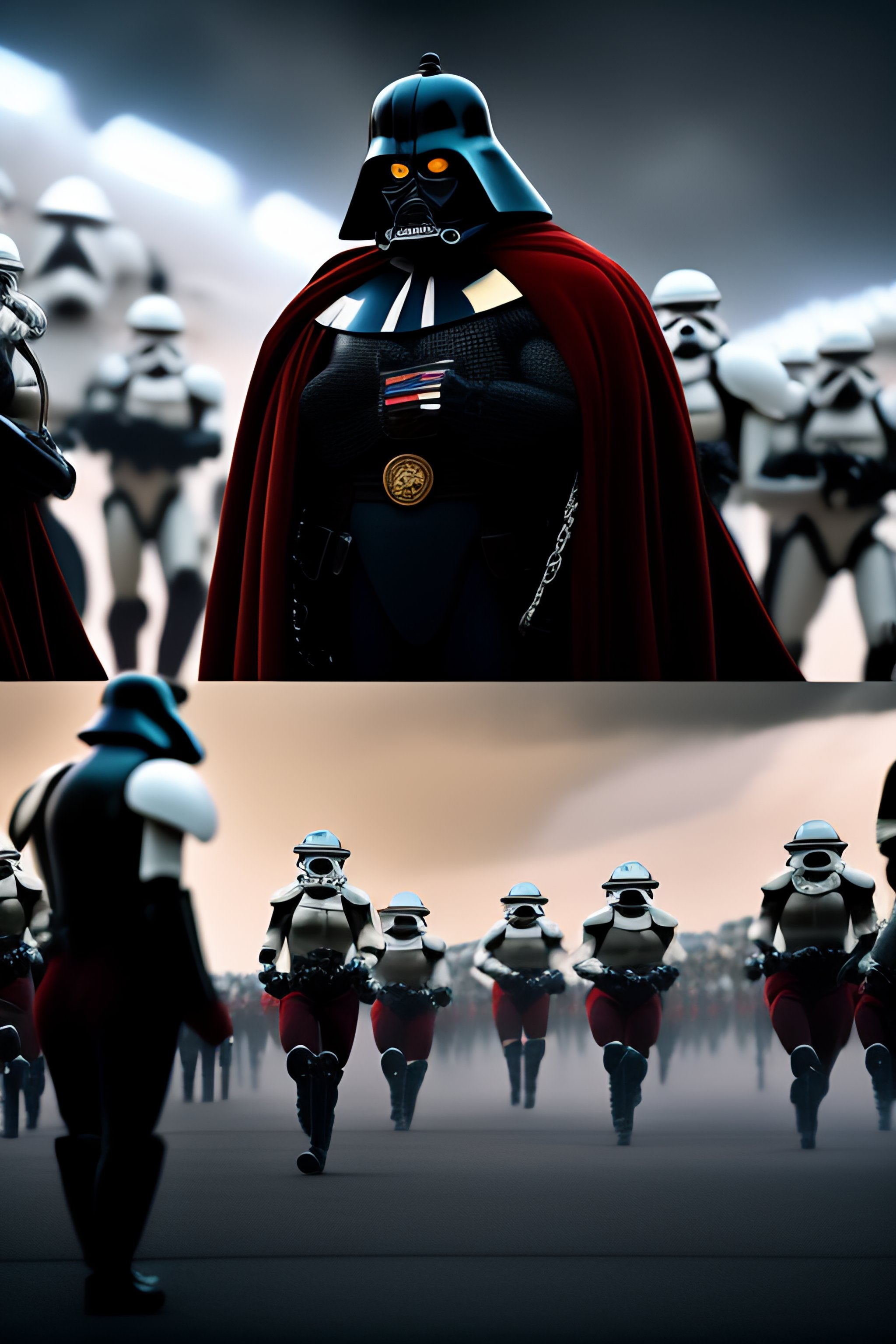 Lexica - Only one Angry Dictator Darth Vader commanding the ...