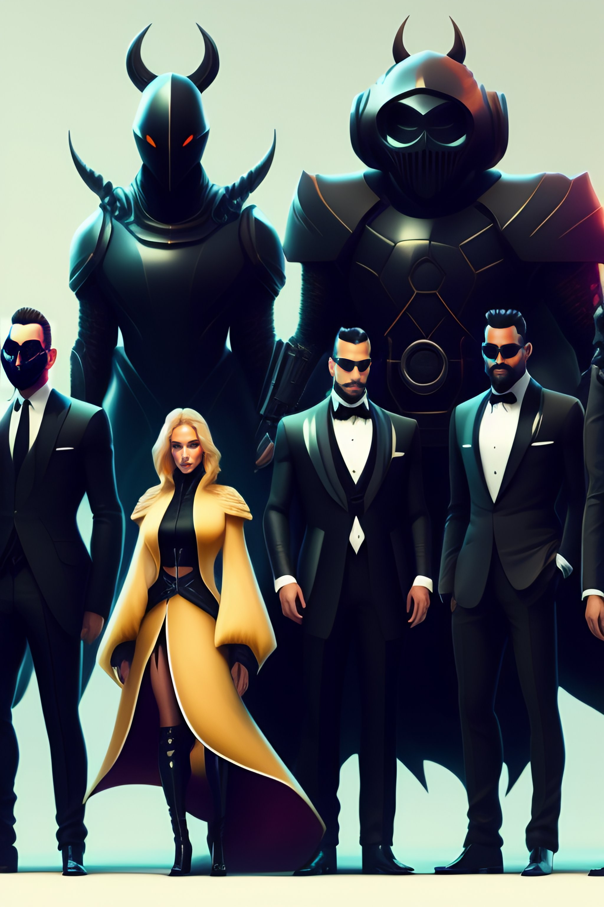 Lexica - A group of creepy evil abstract non-human horror creatures ...