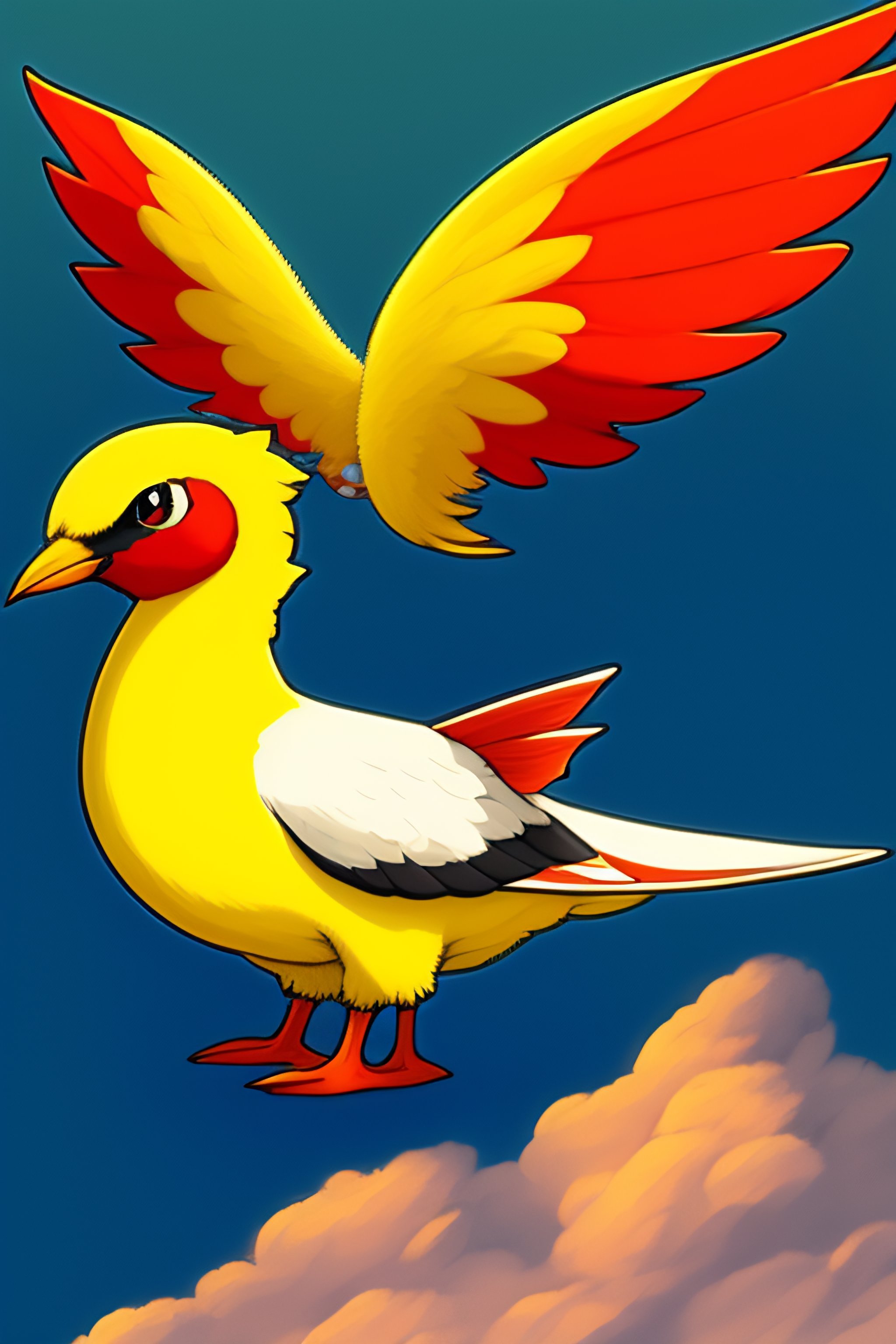 Lexica - Flying and fire type Pokemon based on a tern seagull, controls ...