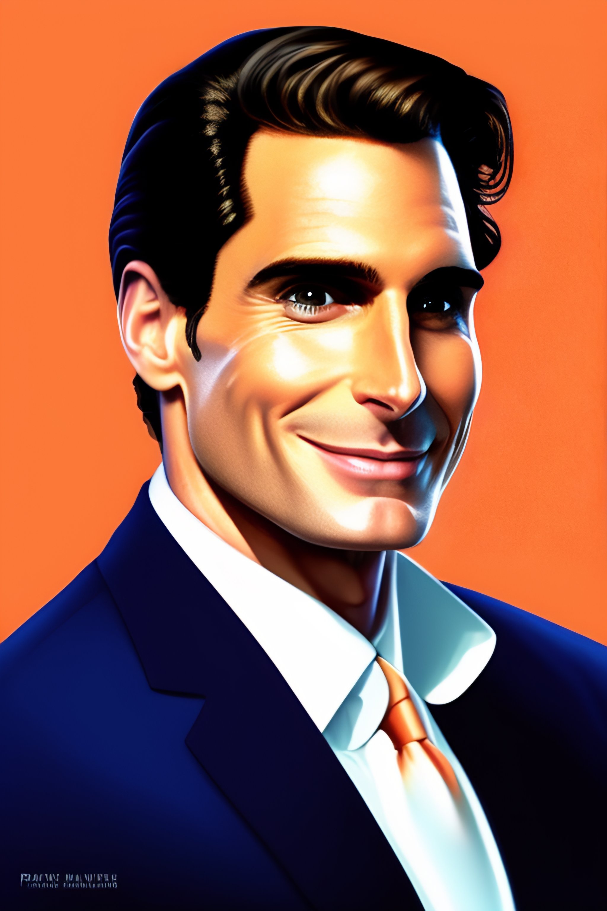 Lexica - Patrick bateman, cartoon, simple, cute