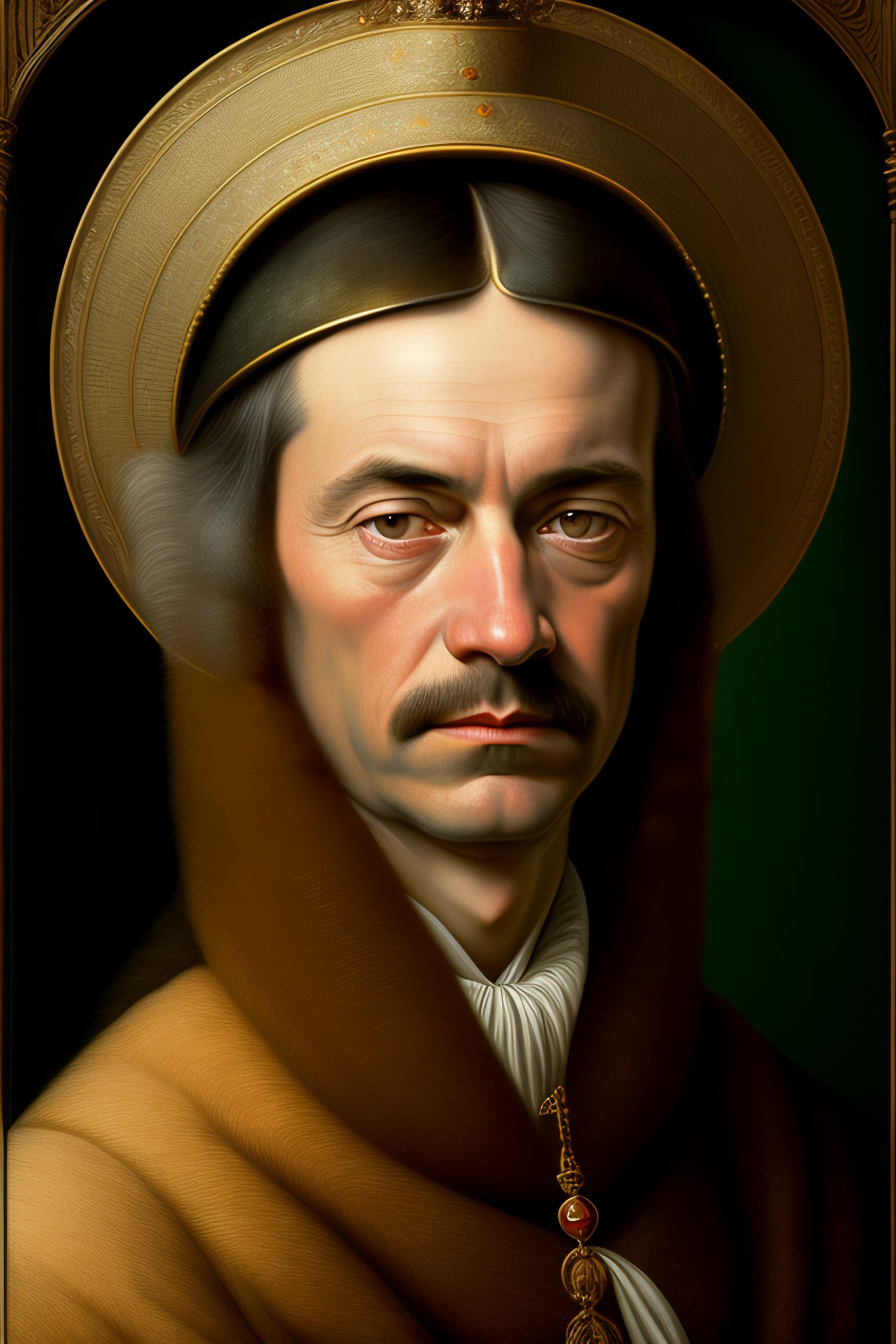 Lexica - Self-portrait highly detailed in style of Hieronymus Bosch