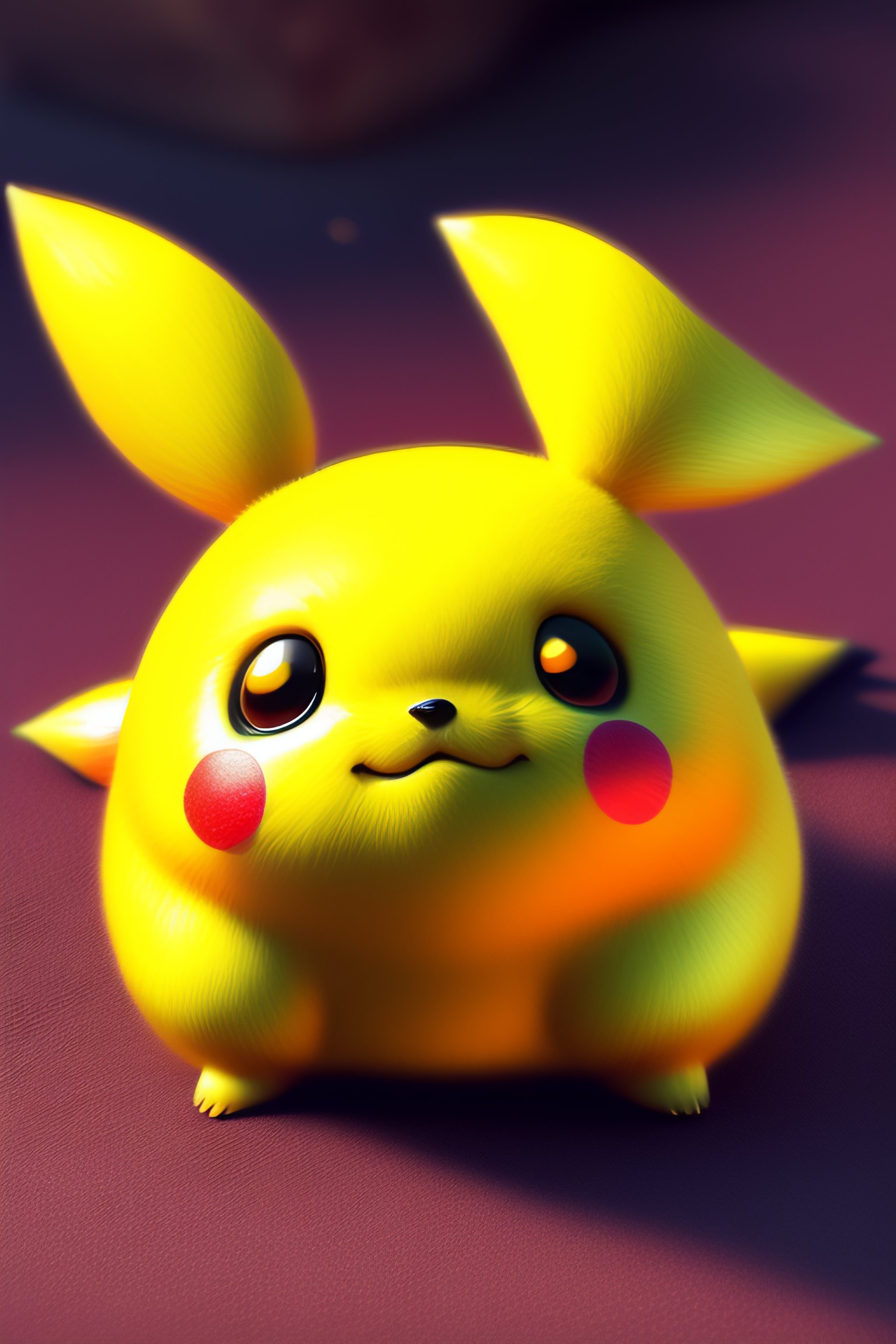 Lexica - Create me a adorable, cute, round, small smushy Pikachu ...