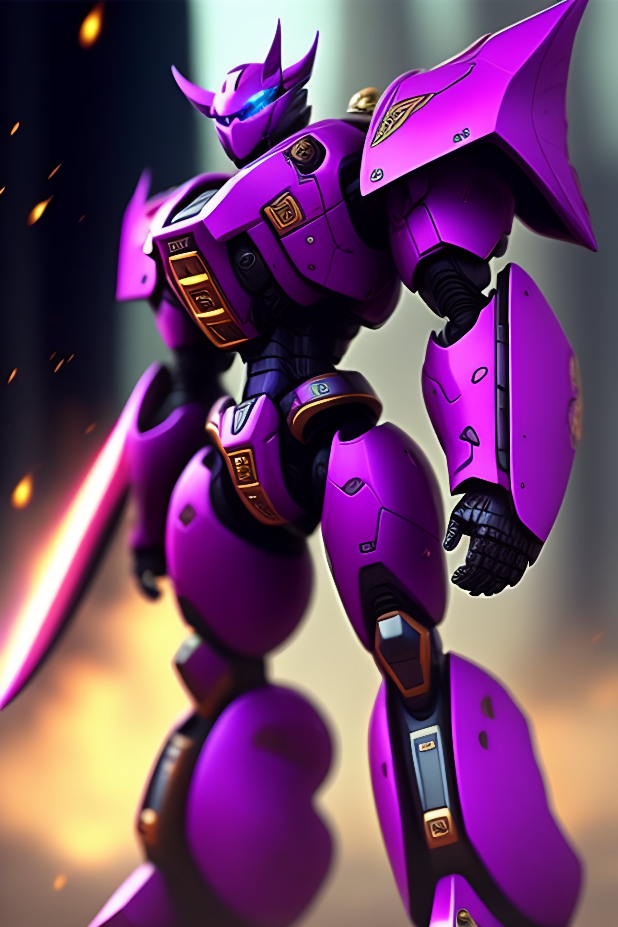 Lexica - Ninja purple mecha
