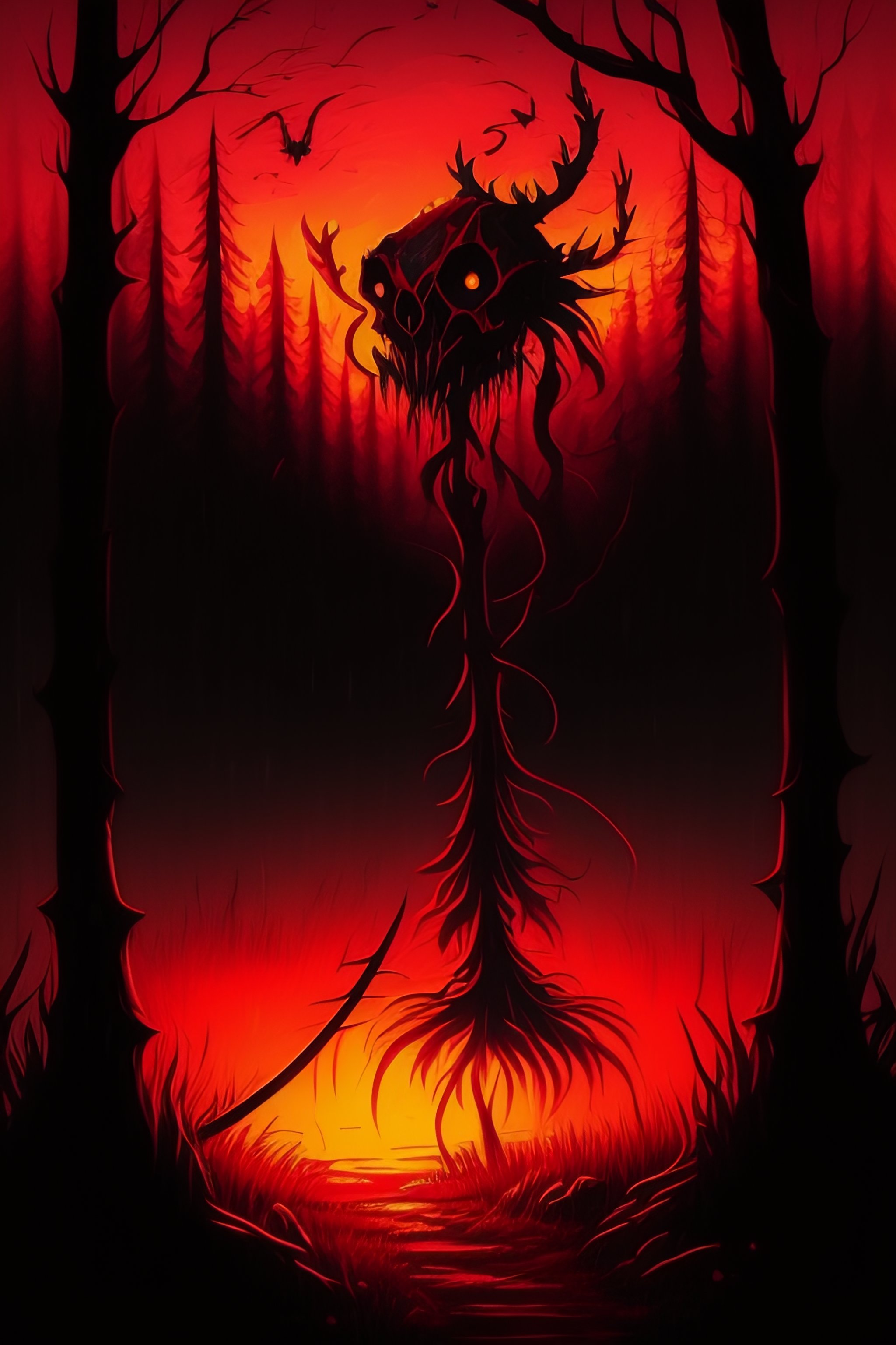 Lexica - Fiddlesticks from league of legends , horror, scary, red ...