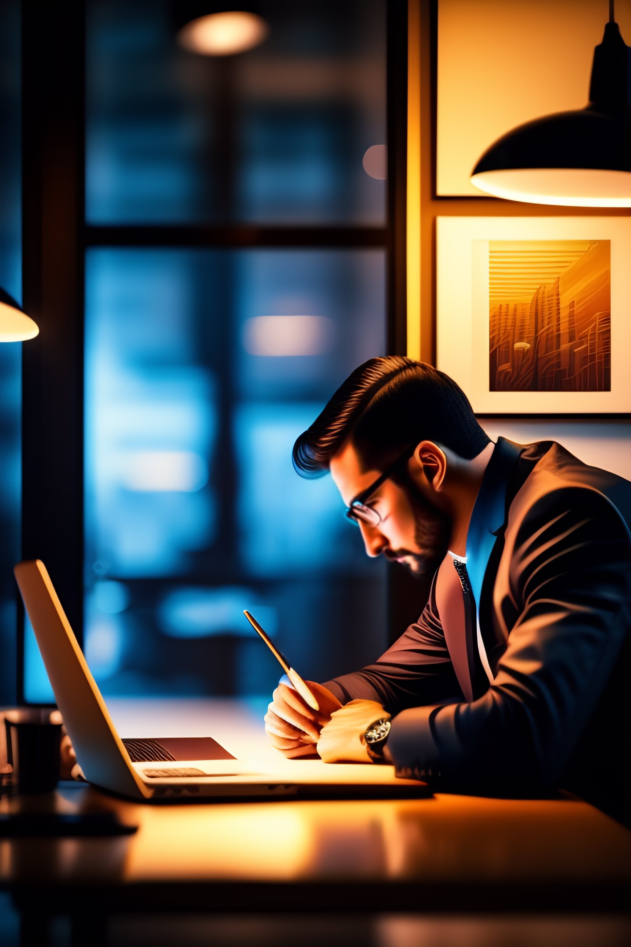 Person Working Alone