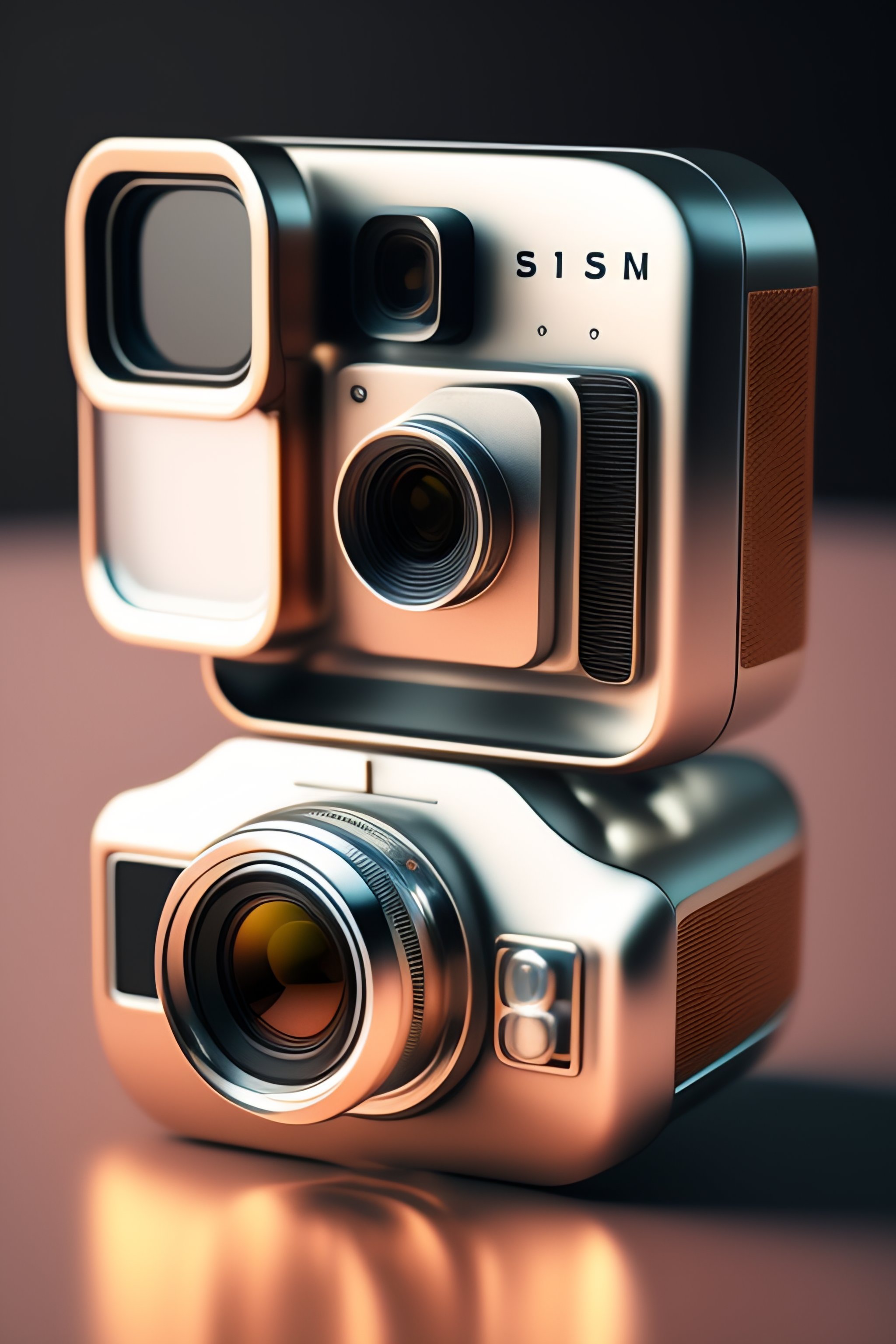 Lexica - Designed by Apple. Futuristic retro digital film camera with ...