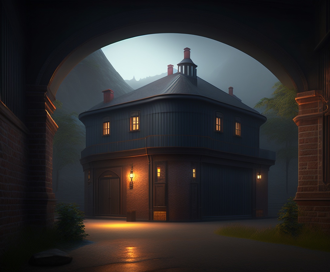 Lexica - Prison ,dark, highly detailed, 2k, upscaled