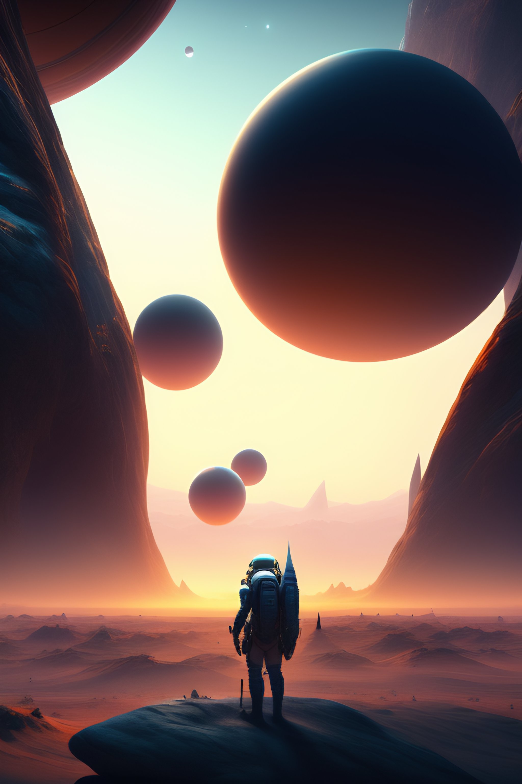 Lexica - Group of aliens exploring their planet and getting to know its ...