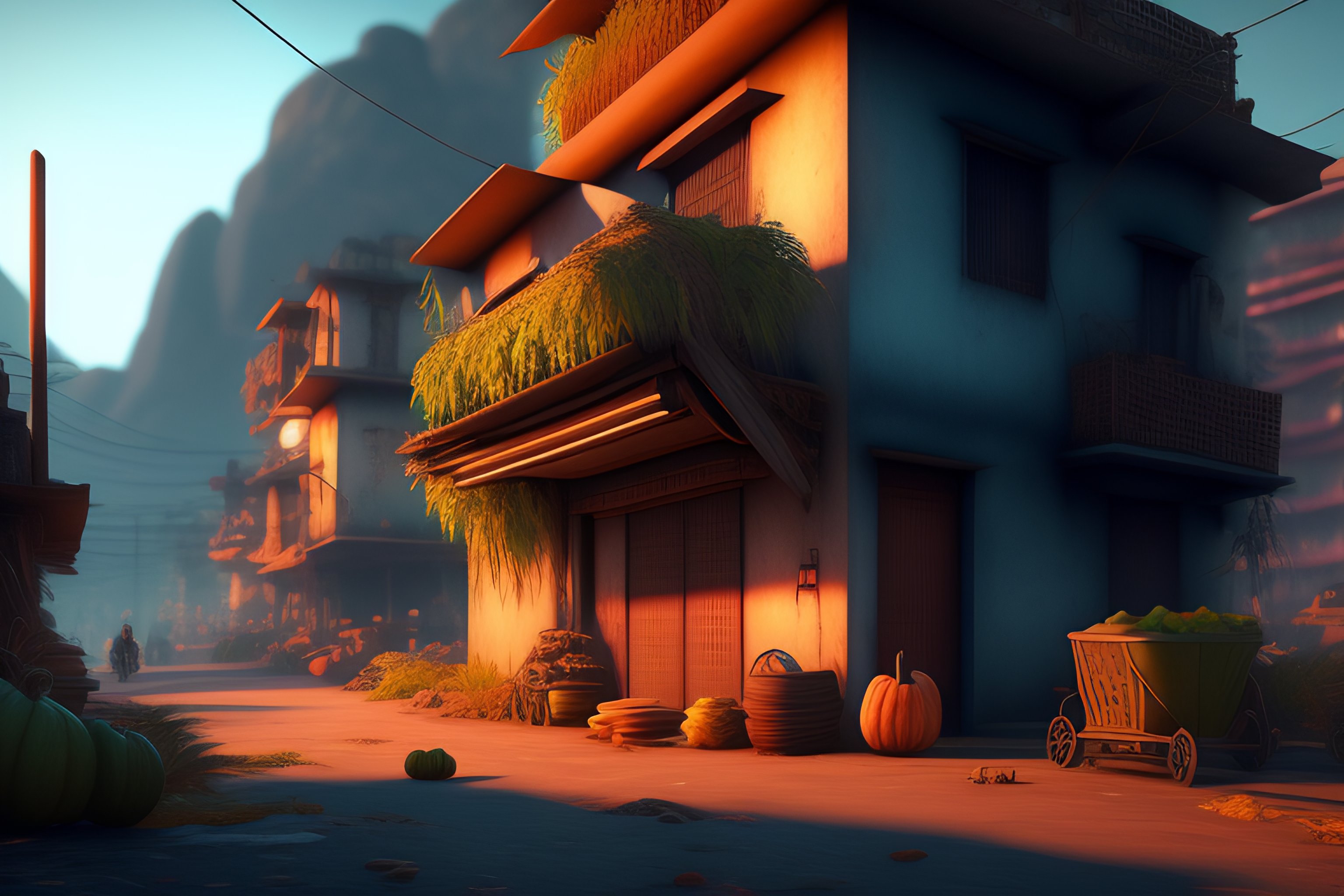 Lexica - Creature spooky scary disgusting slums in Rio de Janeiro adam ...