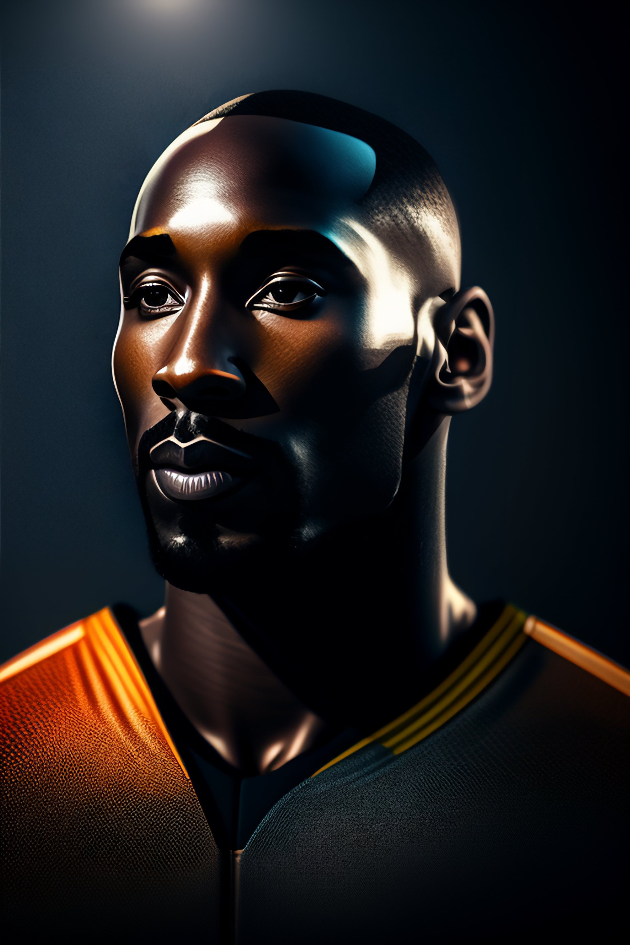 Lexica - Kobe bryant made with black stone, Giovanni Strazza sculpt ...