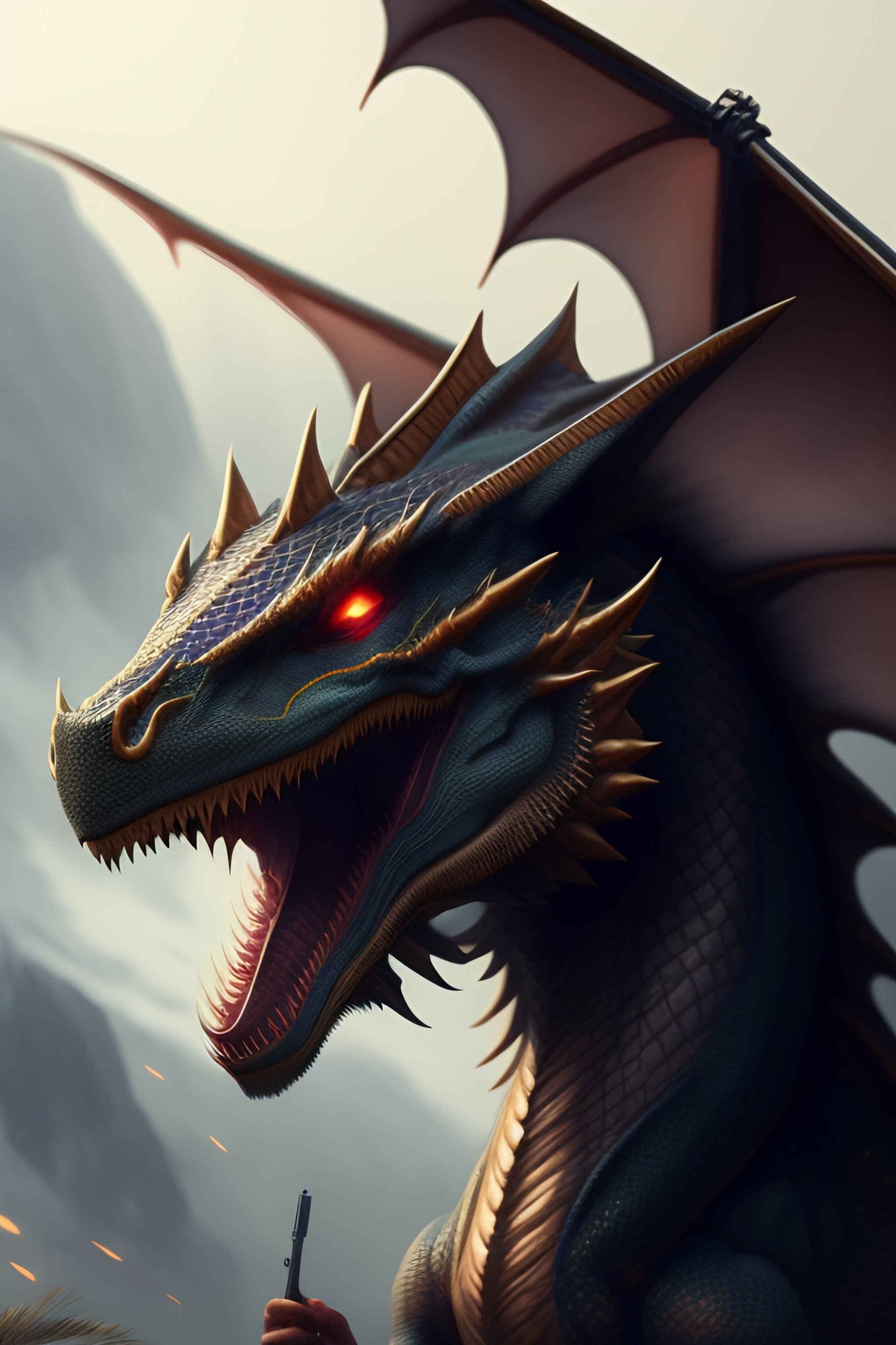 Lexica - Programmer male figning a digital dragon greg rutkowski