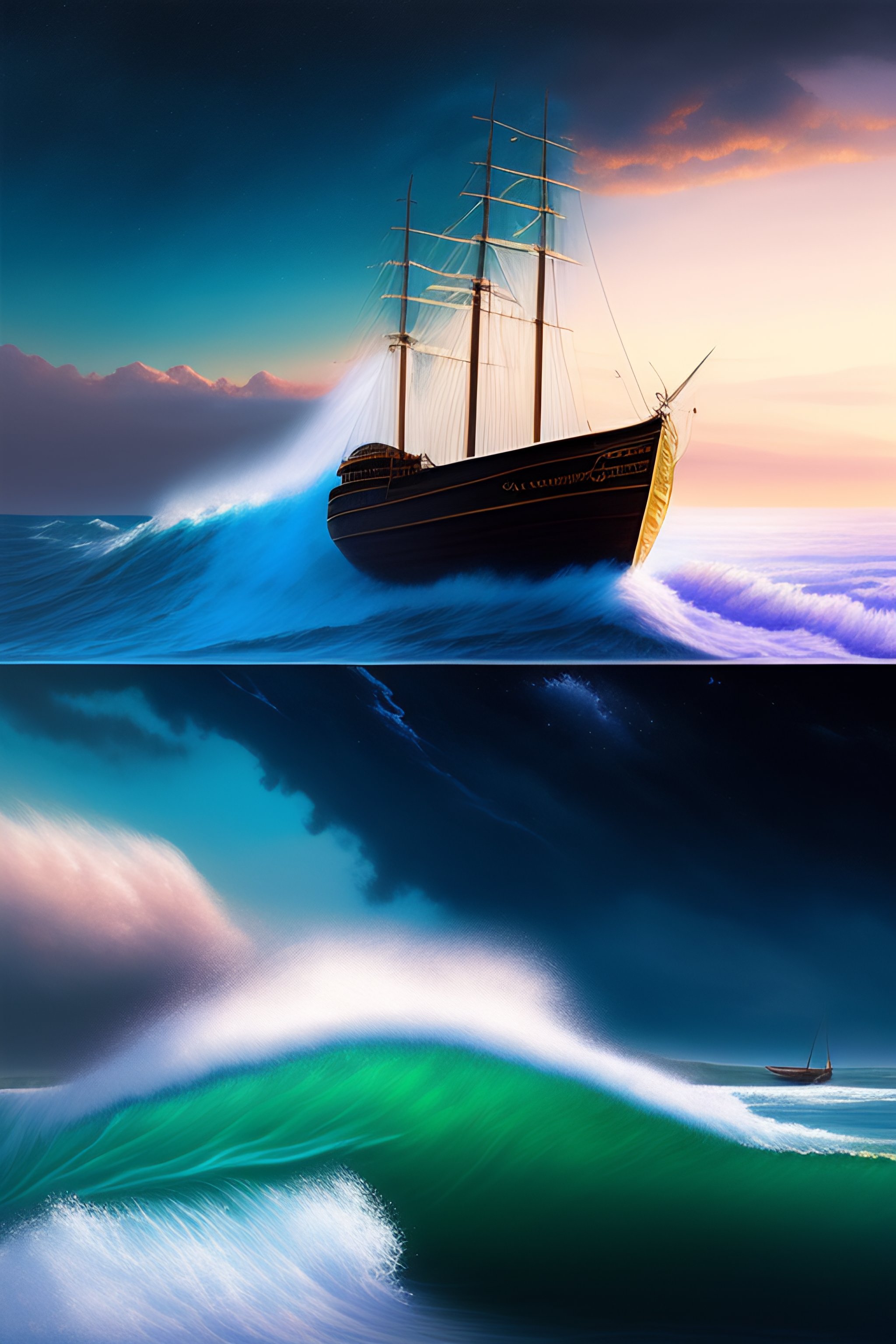 Lexica - A real photographic landscape painting with incomparable ...