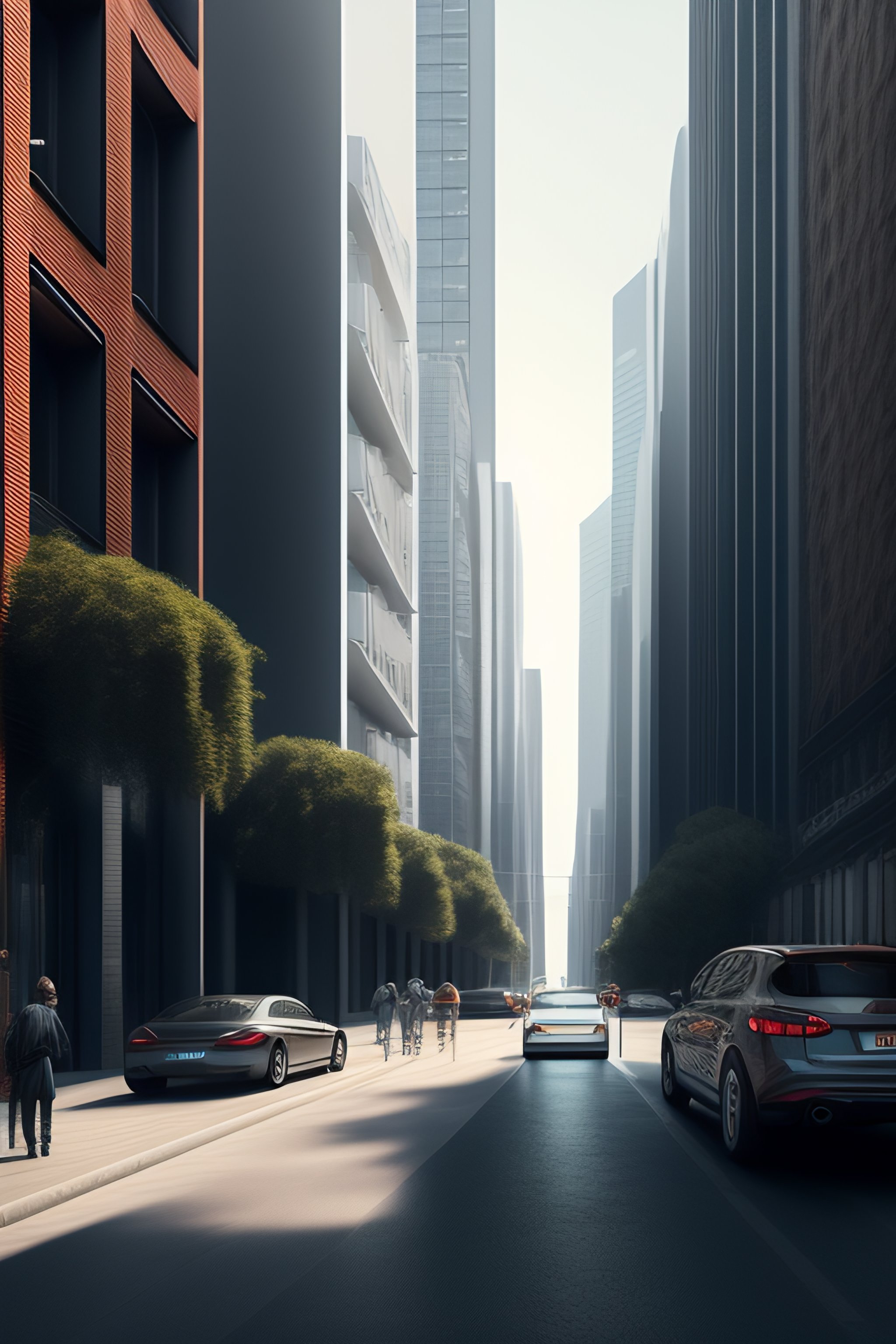 Lexica - Technology street grey color