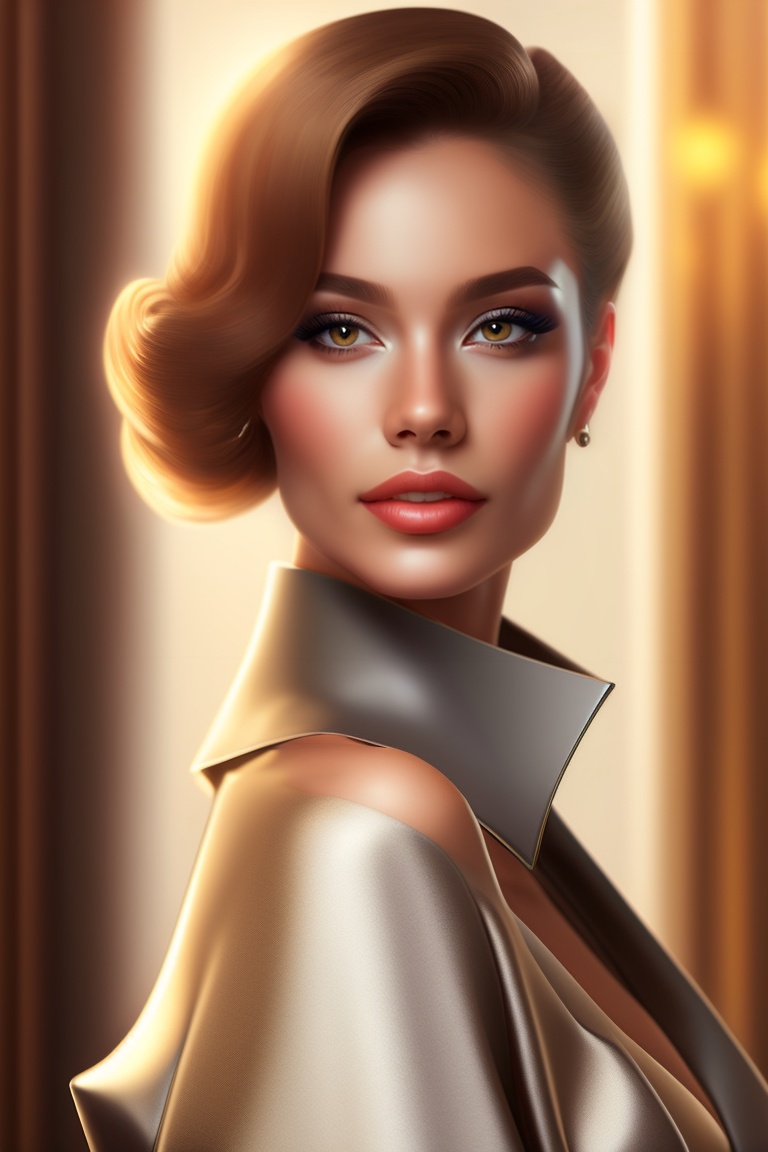 Lexica - Beautiful young woman, upper class, waist up portrait