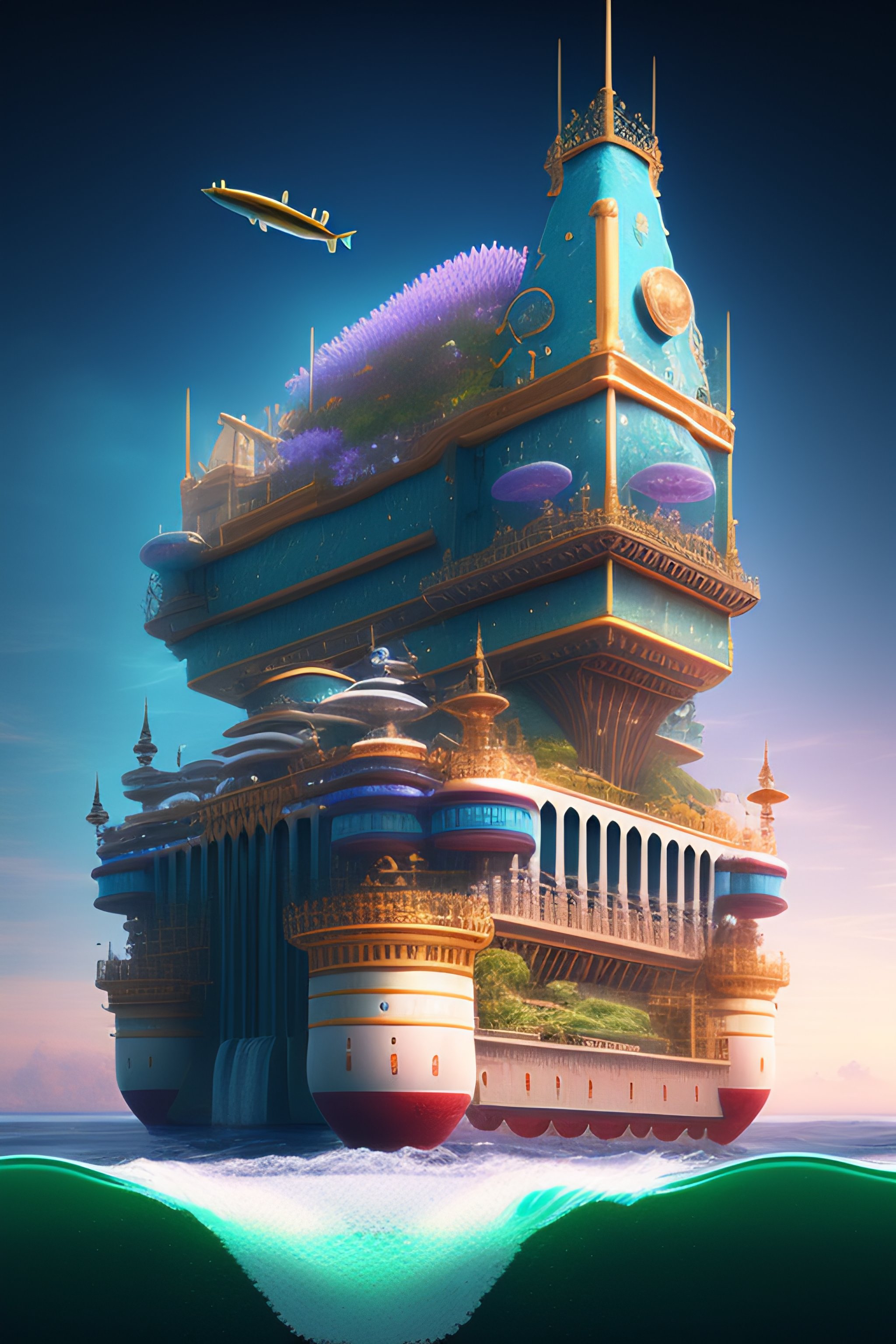 Lexica - City Ocean Mechanical Fantasy