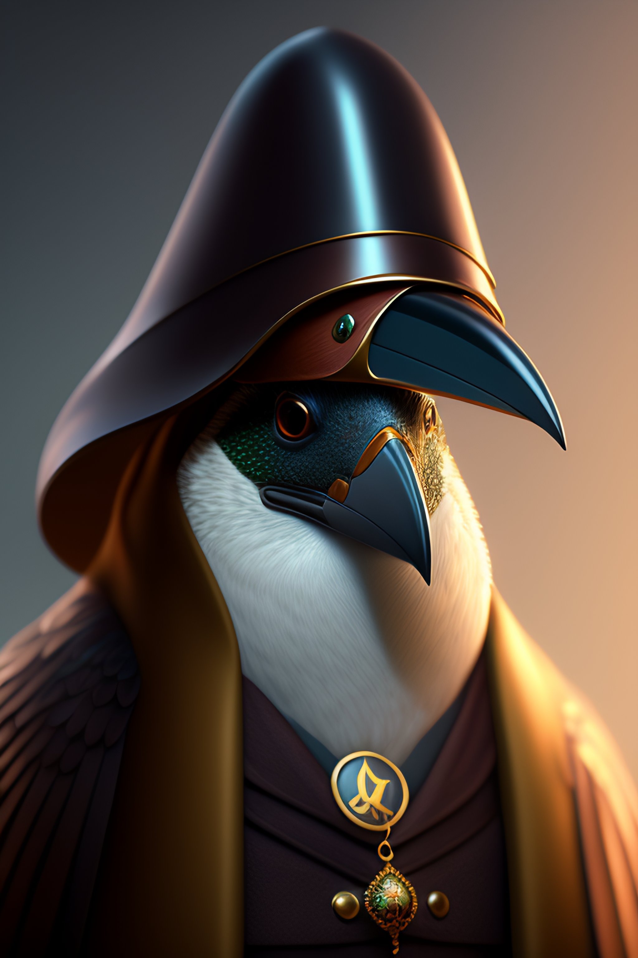 Lexica - A portrait of a plague doctor as a kiwi bird, made by stanley ...