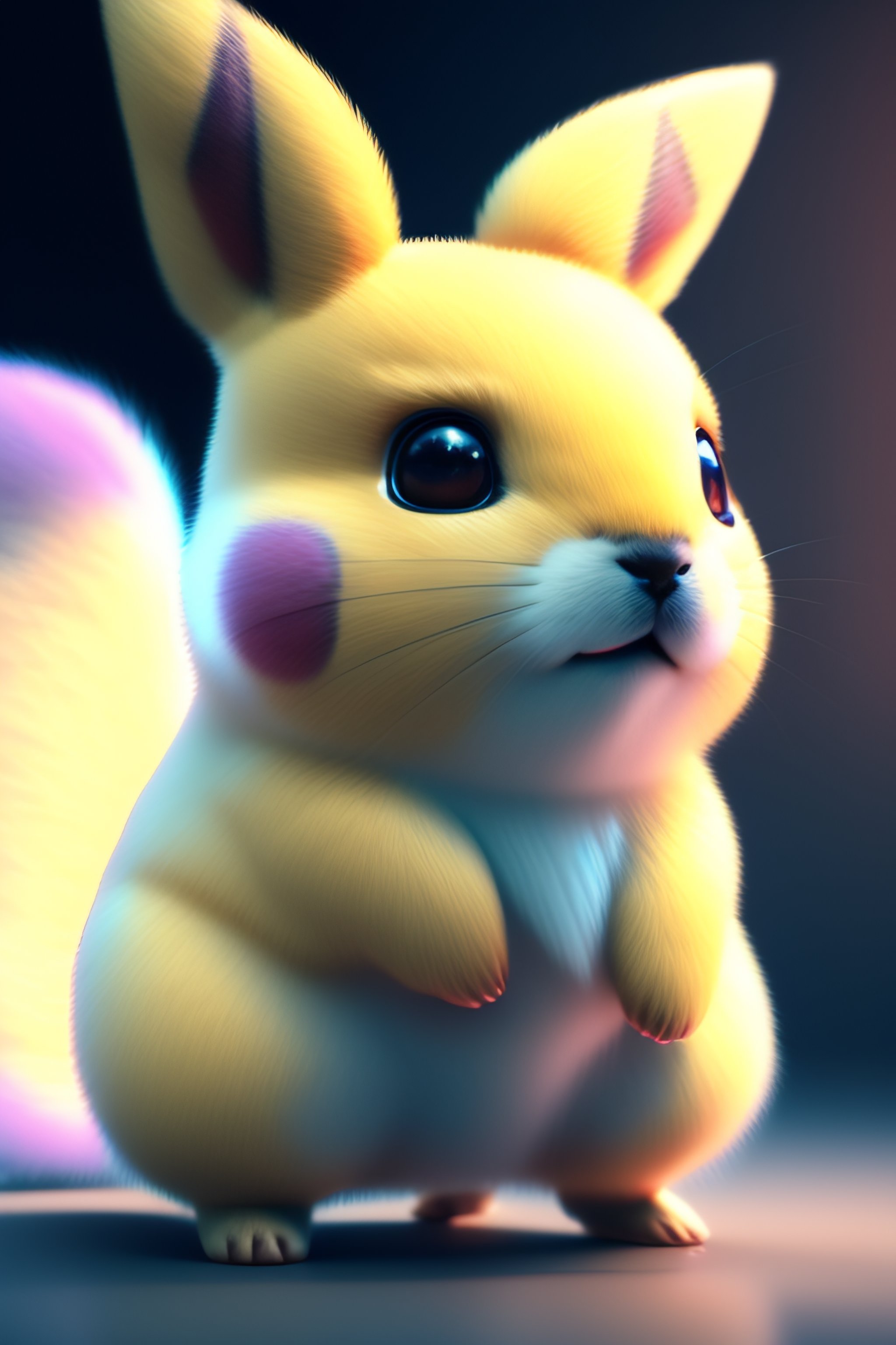 Lexica - Ultra hd! realistic, chrome, pastel pikachu, soft fur, pastel ...