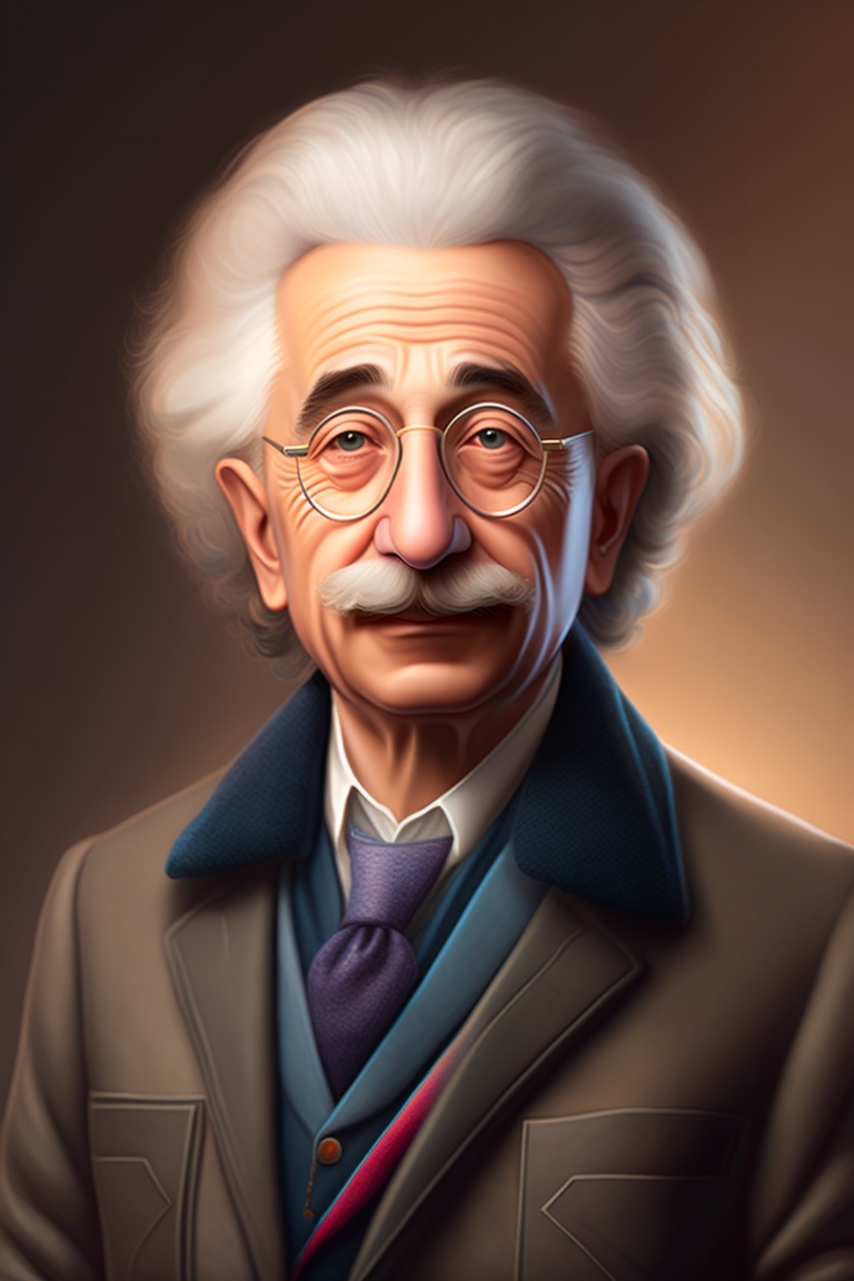 Lexica - Albert Einstein, looking at camera, super realistic, high ...
