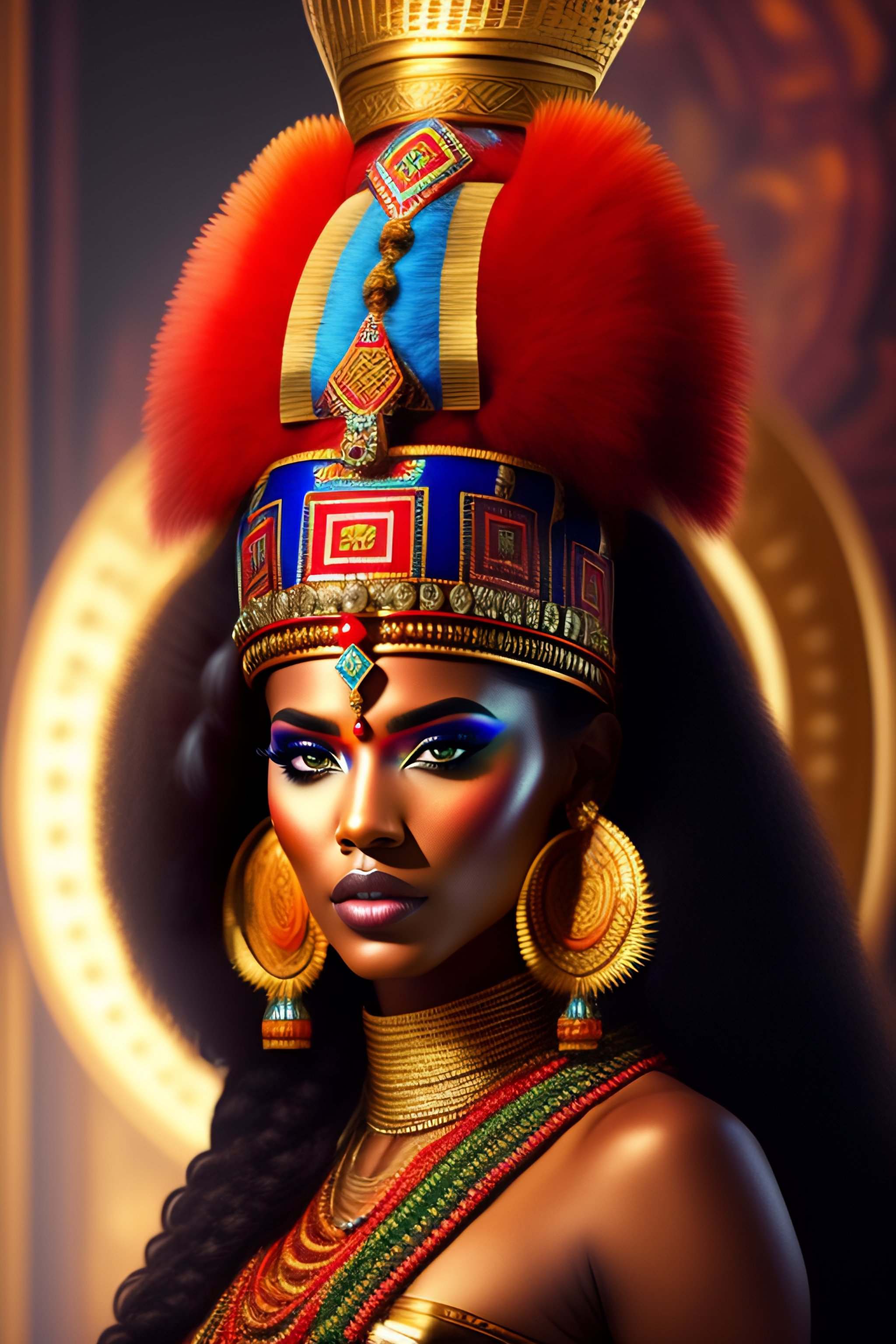 Lexica - An aztec queen