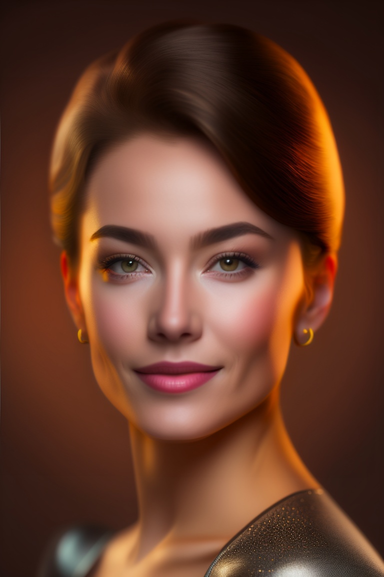 Lexica - A photo portrait of a woman, Perfect Facial Features ...
