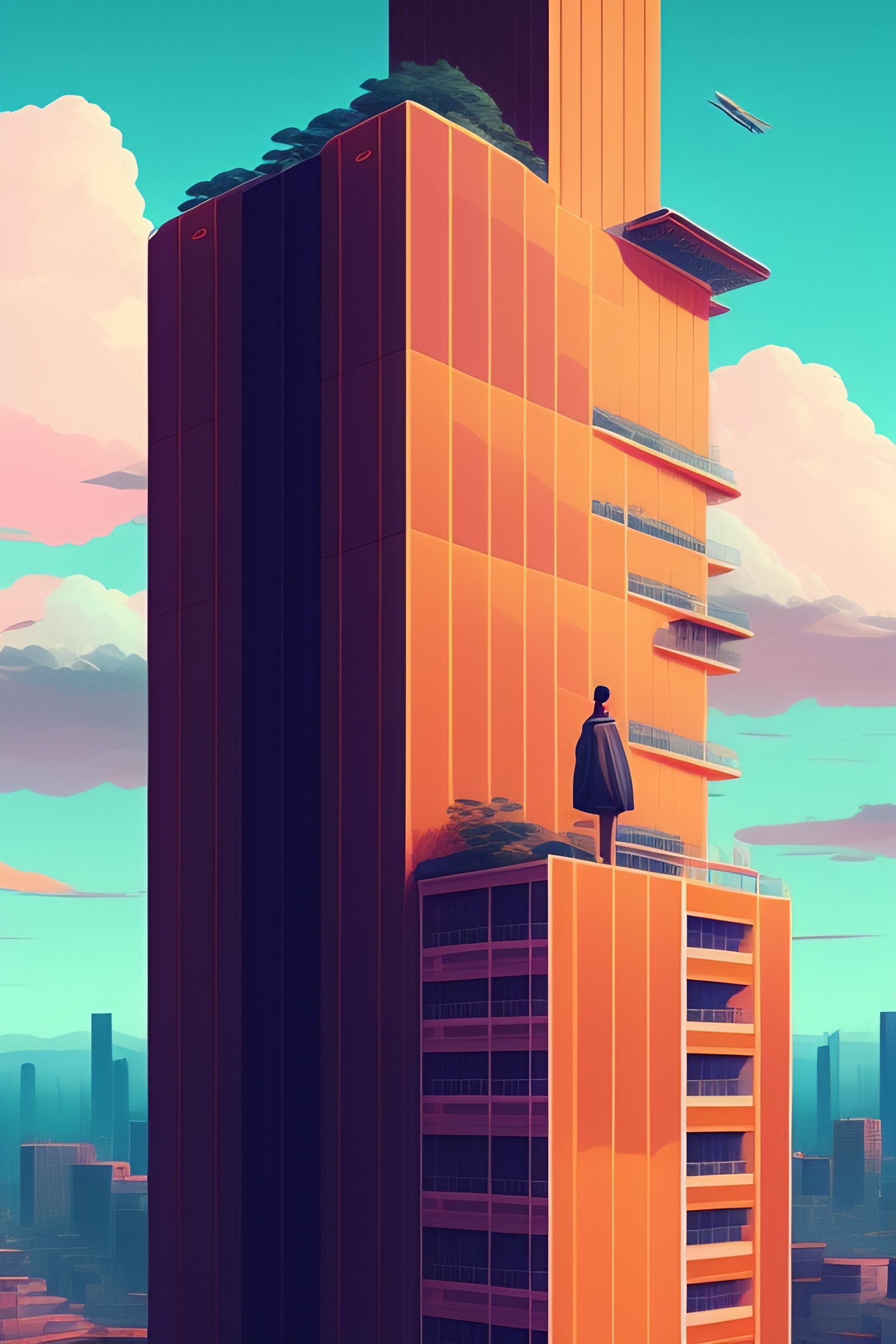 Lexica - Isometric japanese city, volumetrics, 3d render, octane render, trending on artstation ...