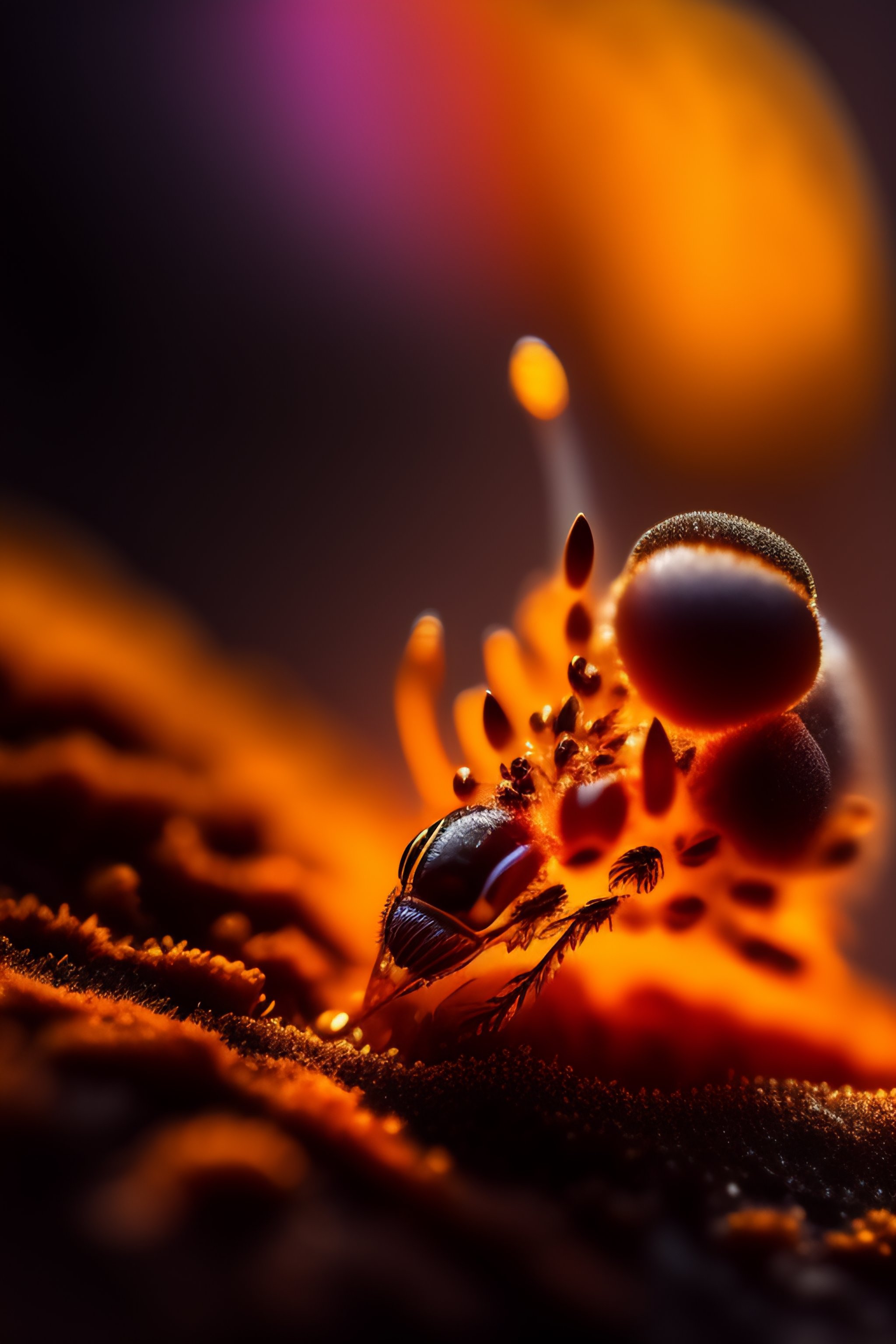 Lexica - A ant digging an underground nest, macro photography, 8 k ...