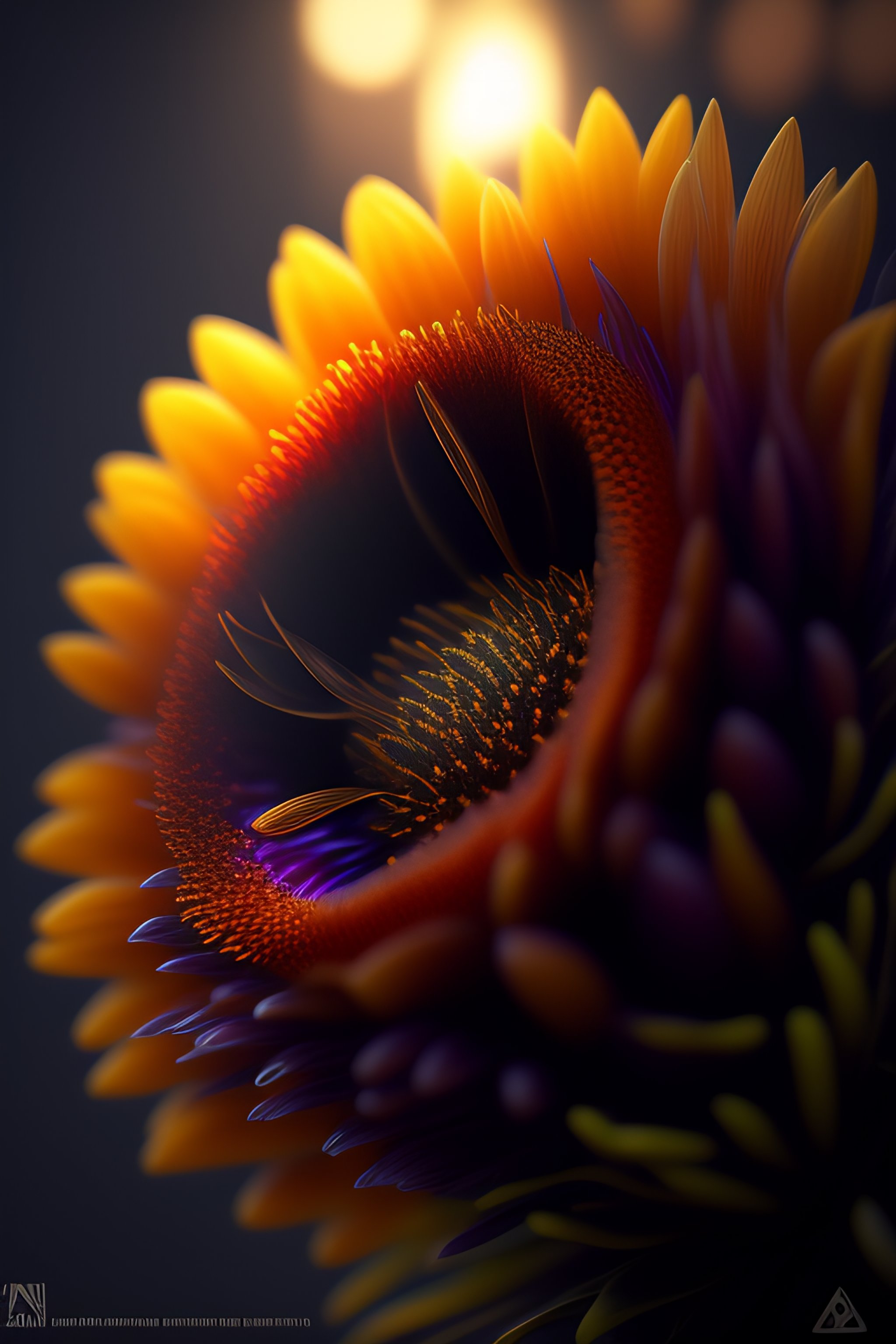 Lexica - Carnivorous flower with sharp teeth, Darkness, render ...