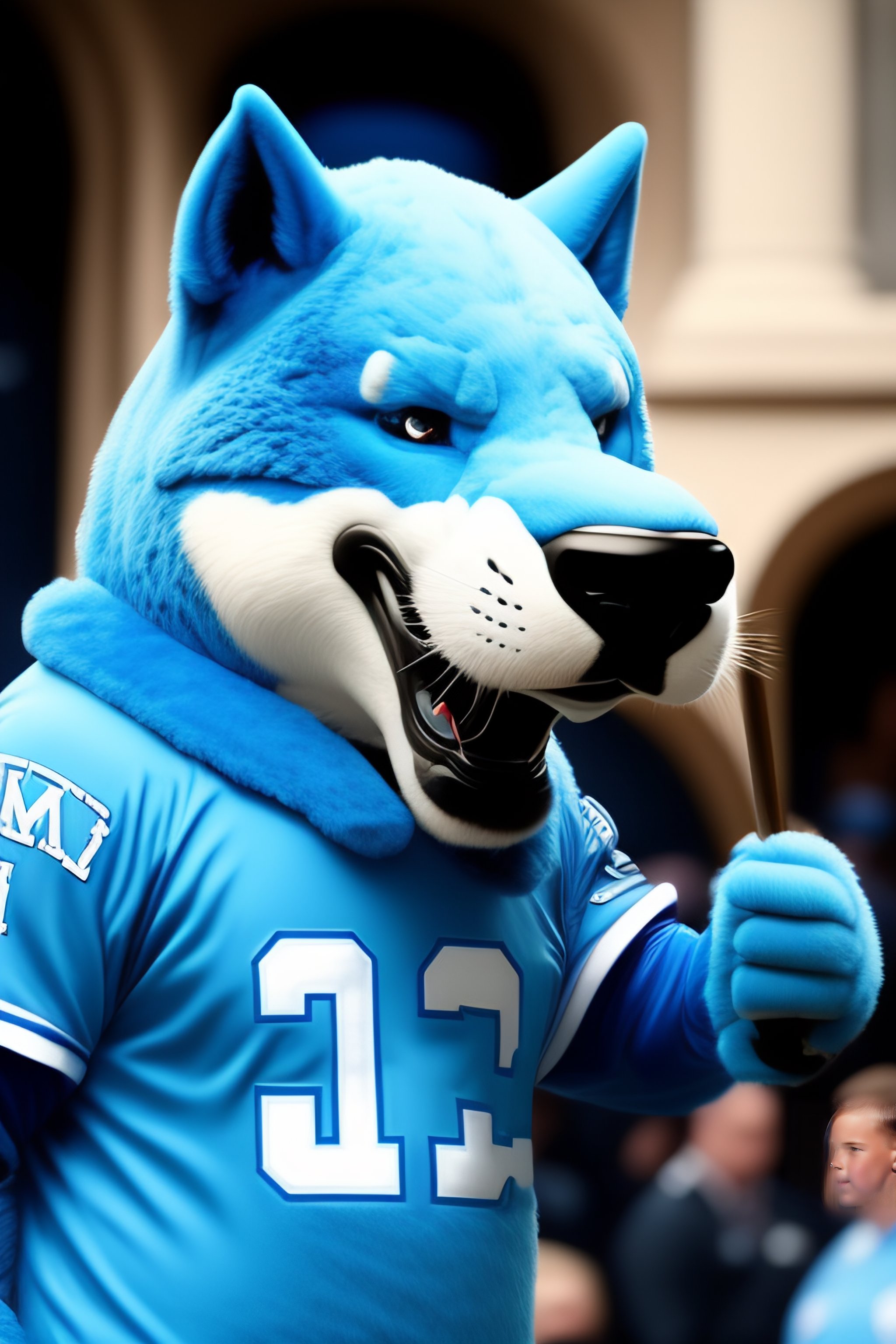 Lexica - The UNC Tar Heels mascot as a villain
