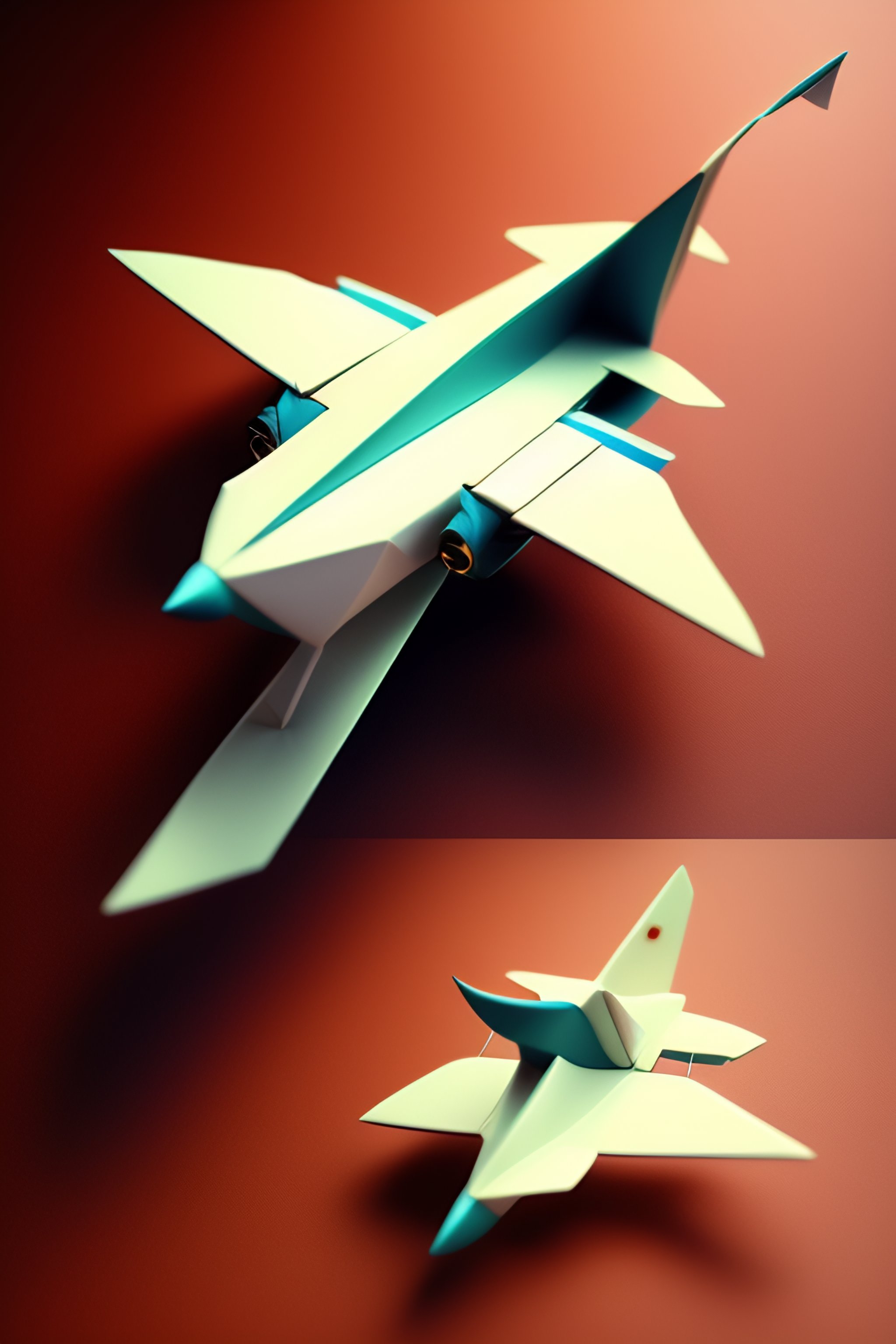 Lexica - A origami airplane