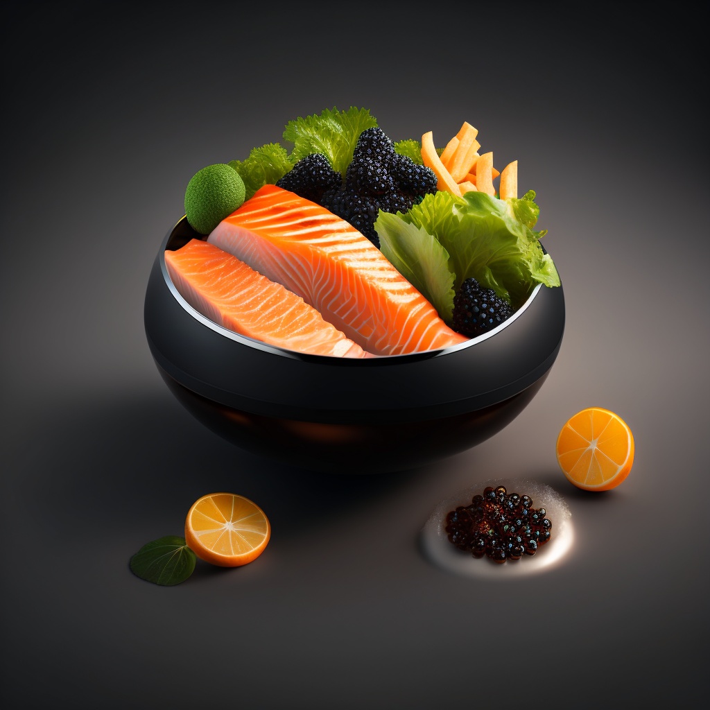Lexica - ((Best quality)) Commercial photograph, (salmon),caviar ...