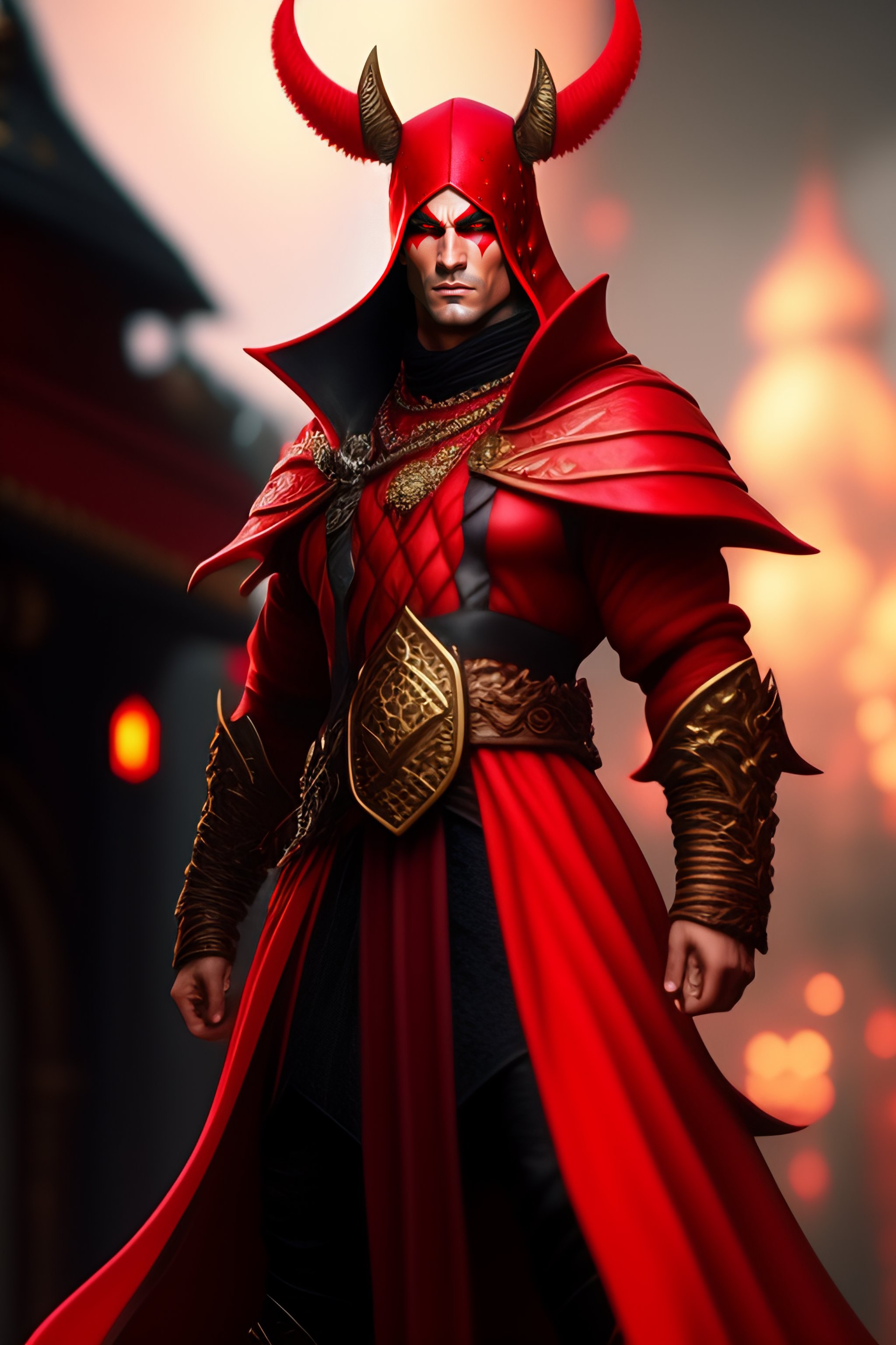 Lexica - Red villain of fantasy world