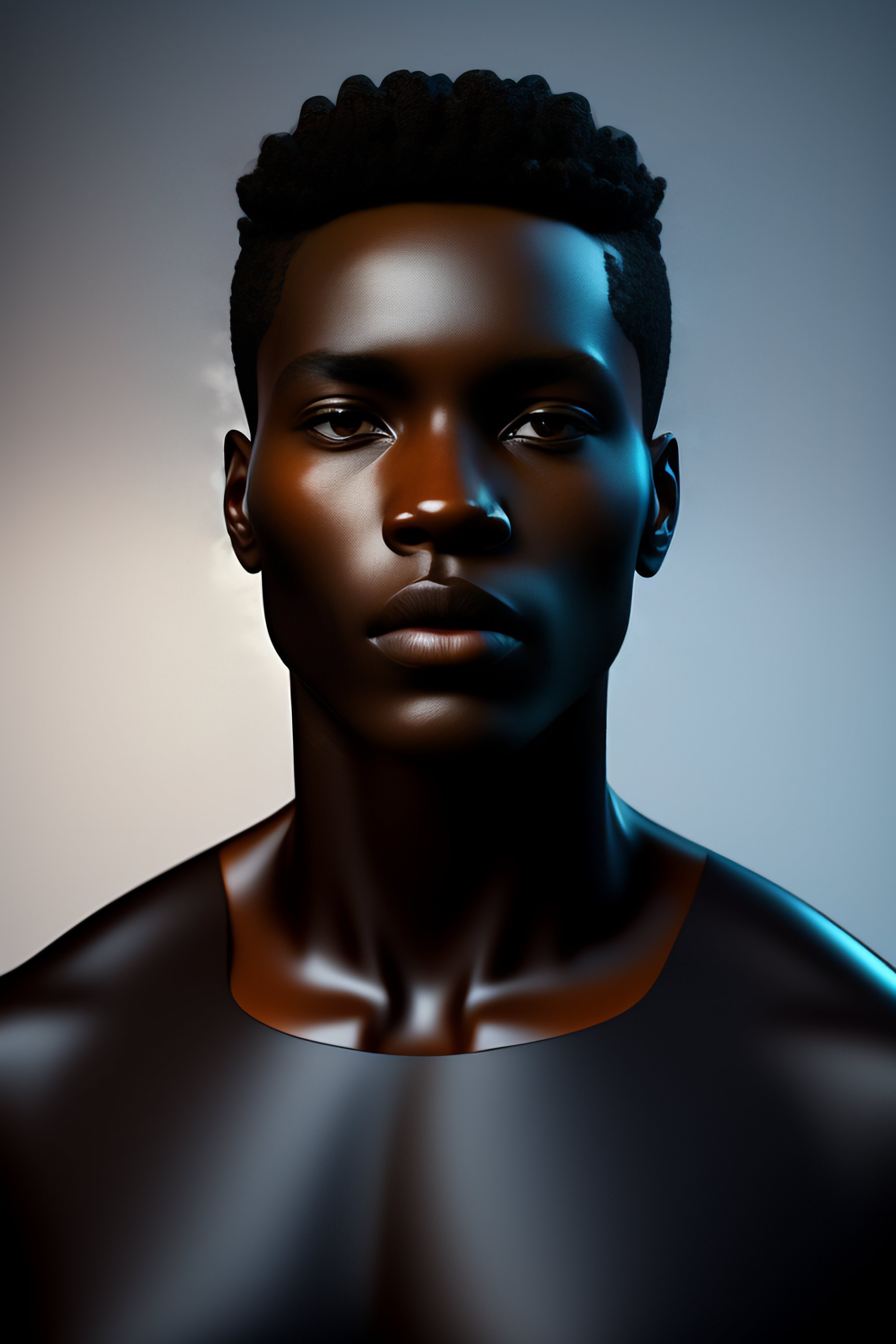 Lexica - Web3 dapp in form of a black human face