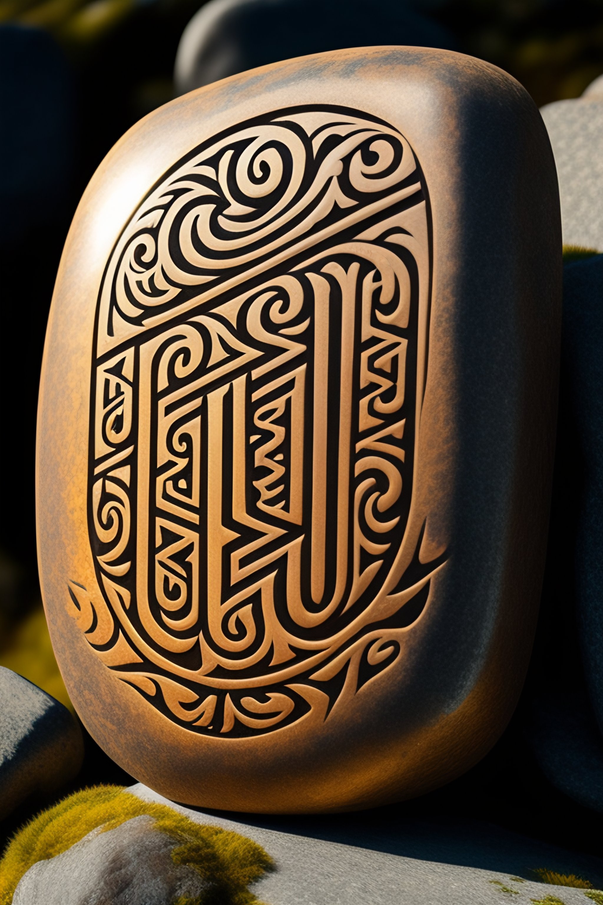 Lexica - A set of 90 magic runes carved on rock