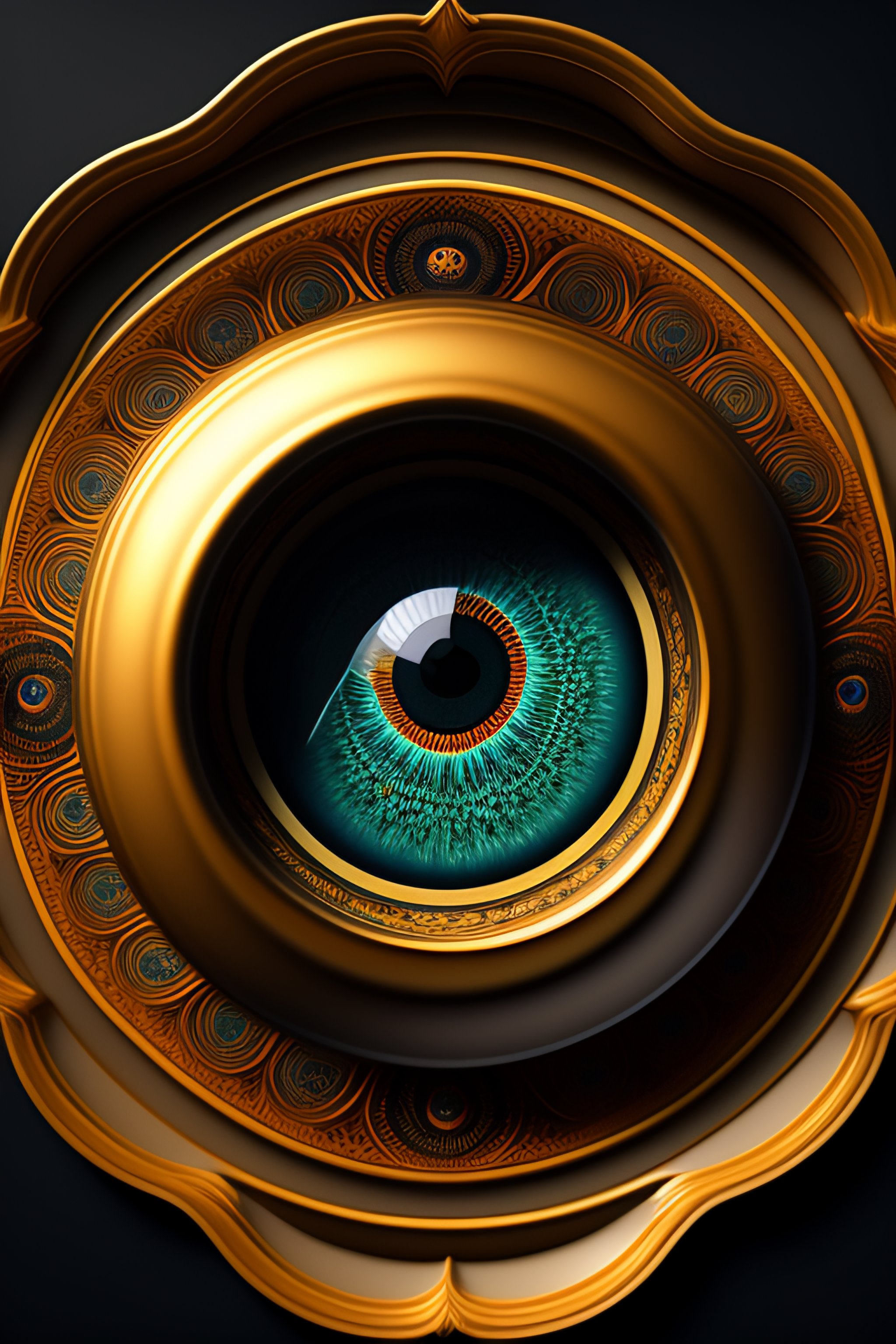 Lexica - Repeating pattern of eyeballs,masterful composition, aged ...