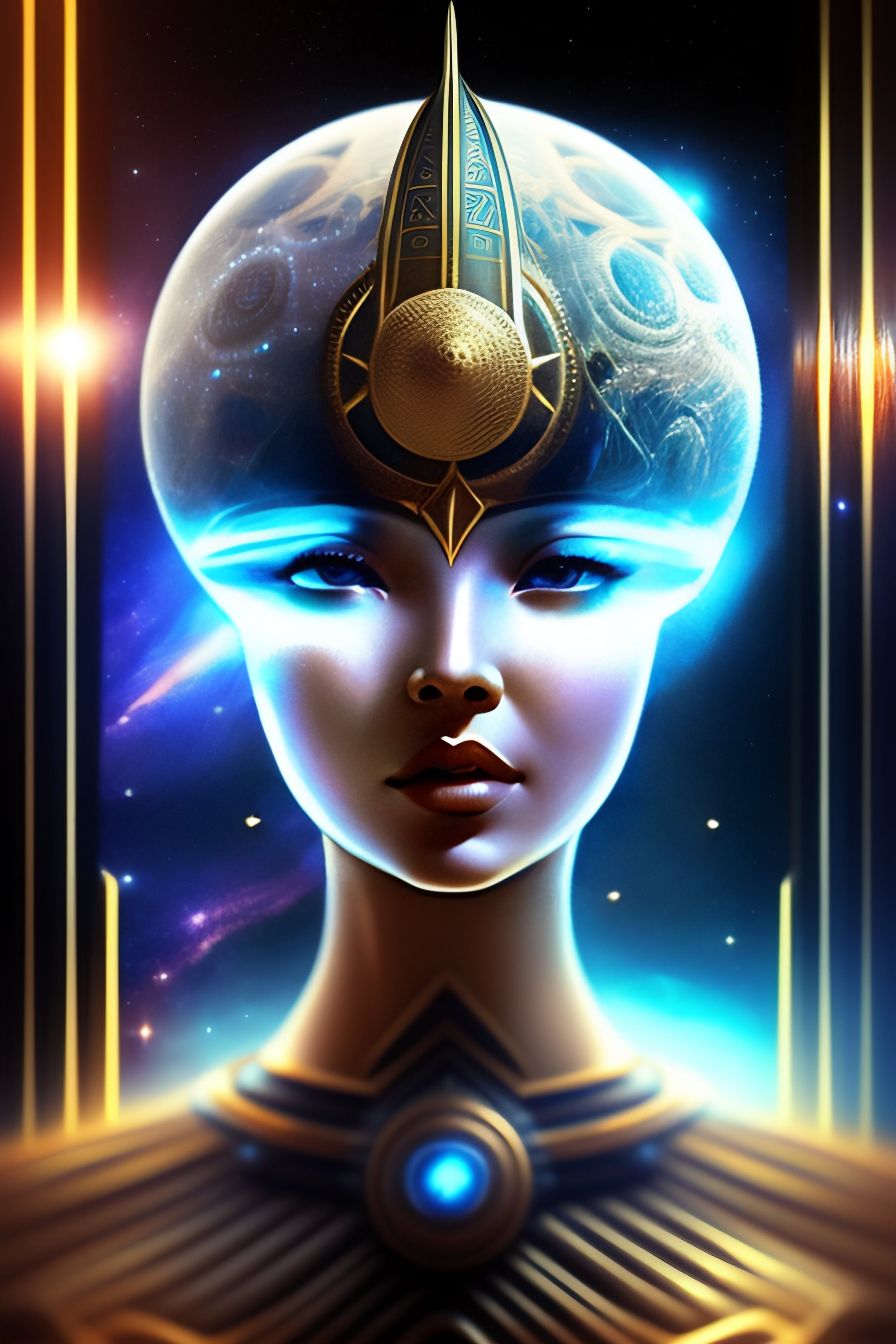 Lexica - Ancient alien, face, deep space, super technology, spaceship ...