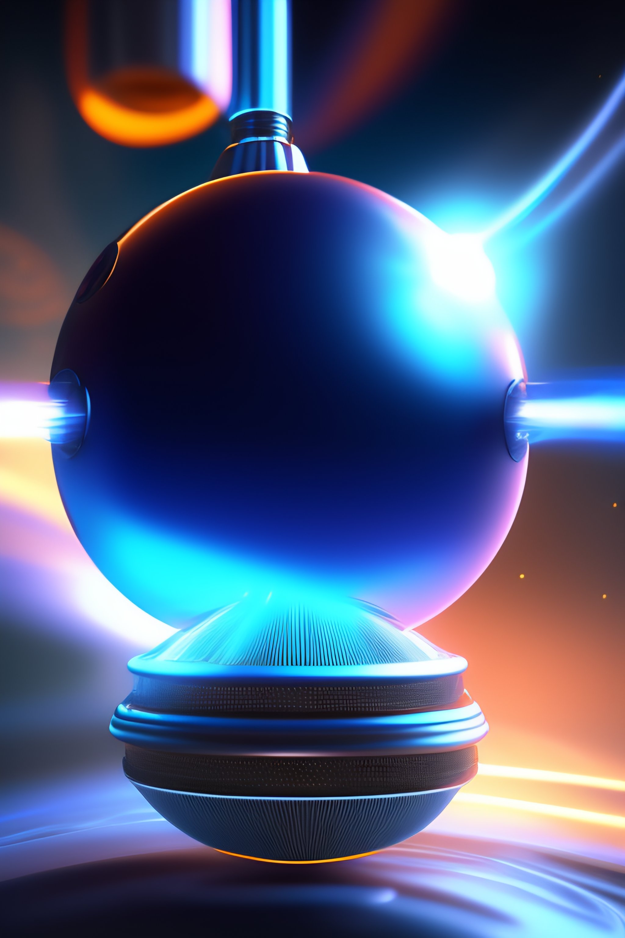 Lexica - Fusión nuclear particles blue unreal engine design quantum ...