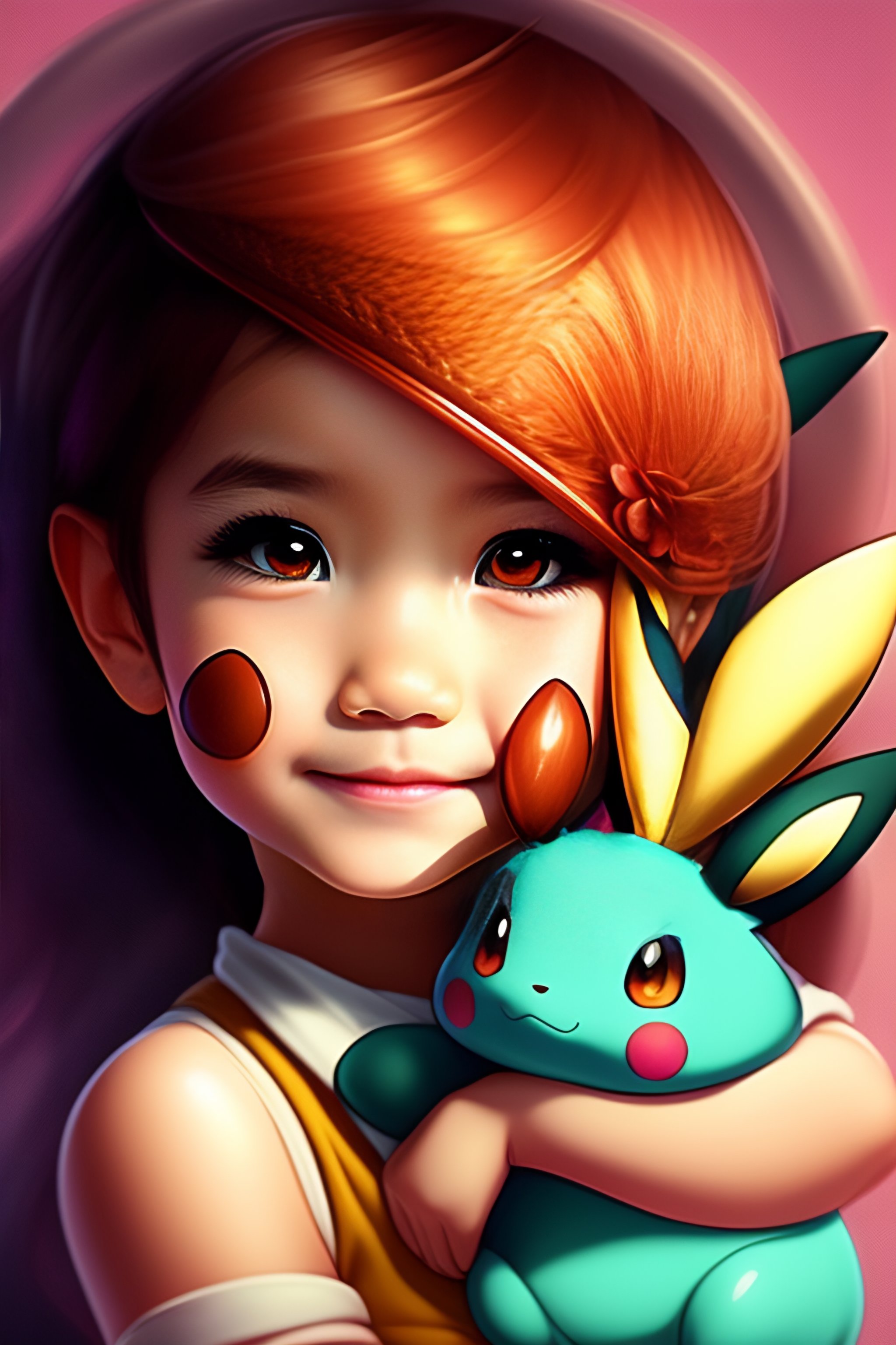 Lexica - Pokemon , cartoon character,cute,sweet ,portrait