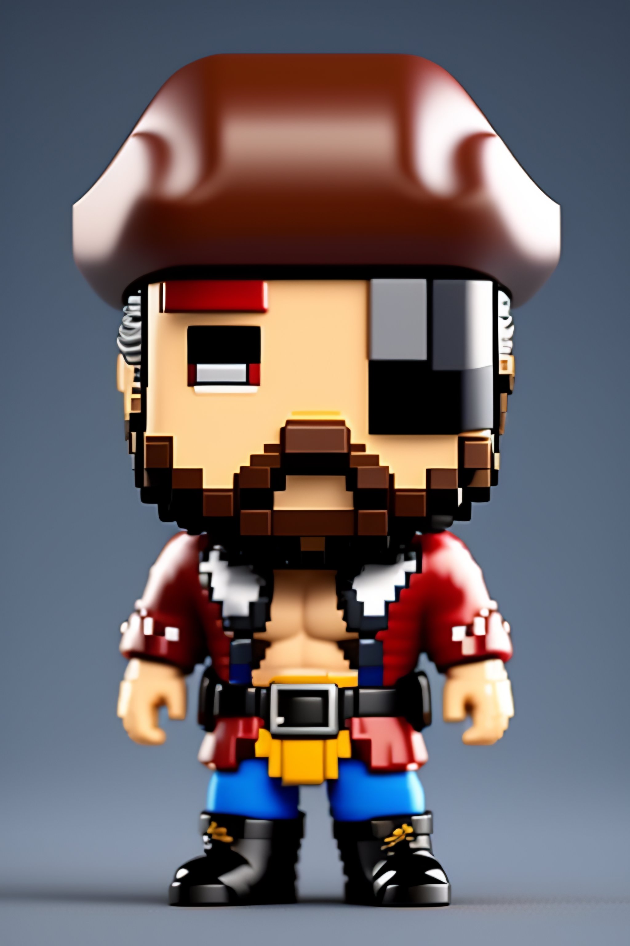 Lexica - Generate a high-quality, highly detailed image of a 3D pixel ...