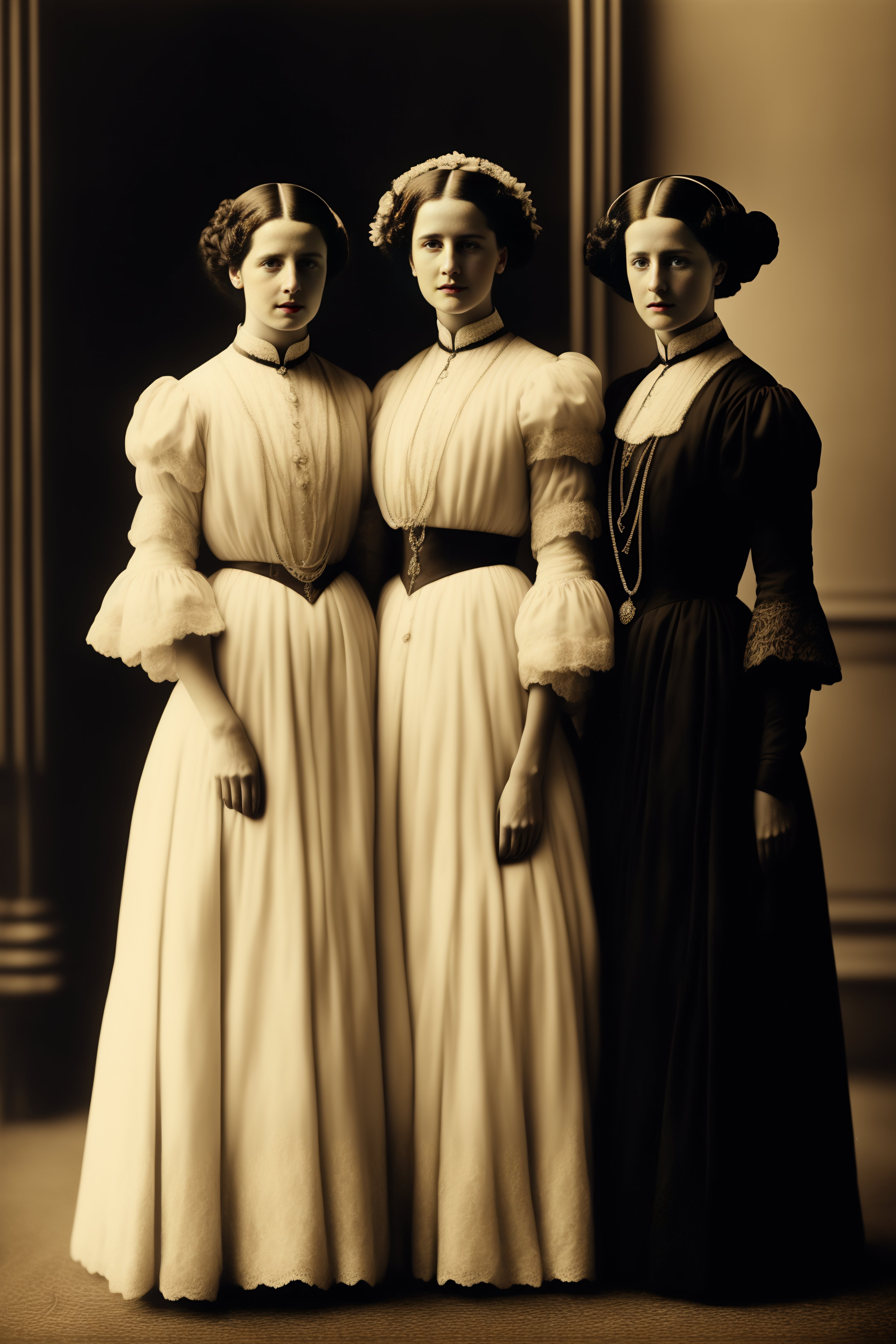 Lexica - Edwardian three sisters photo
