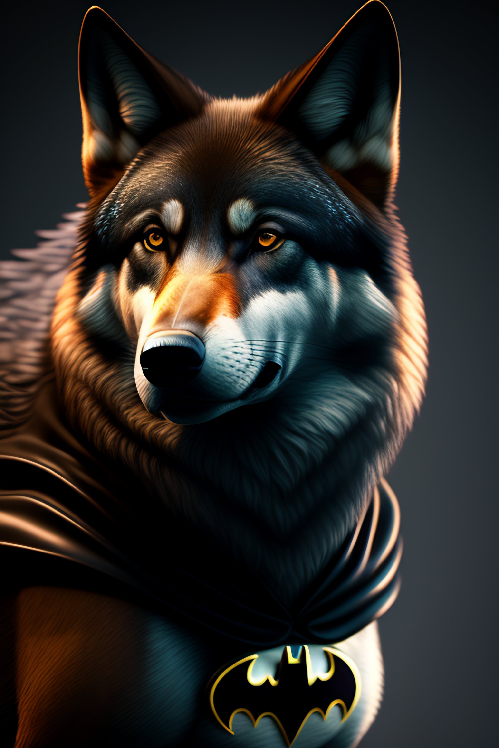 Lexica - Beautiful cg illustration Batman Wolf armor