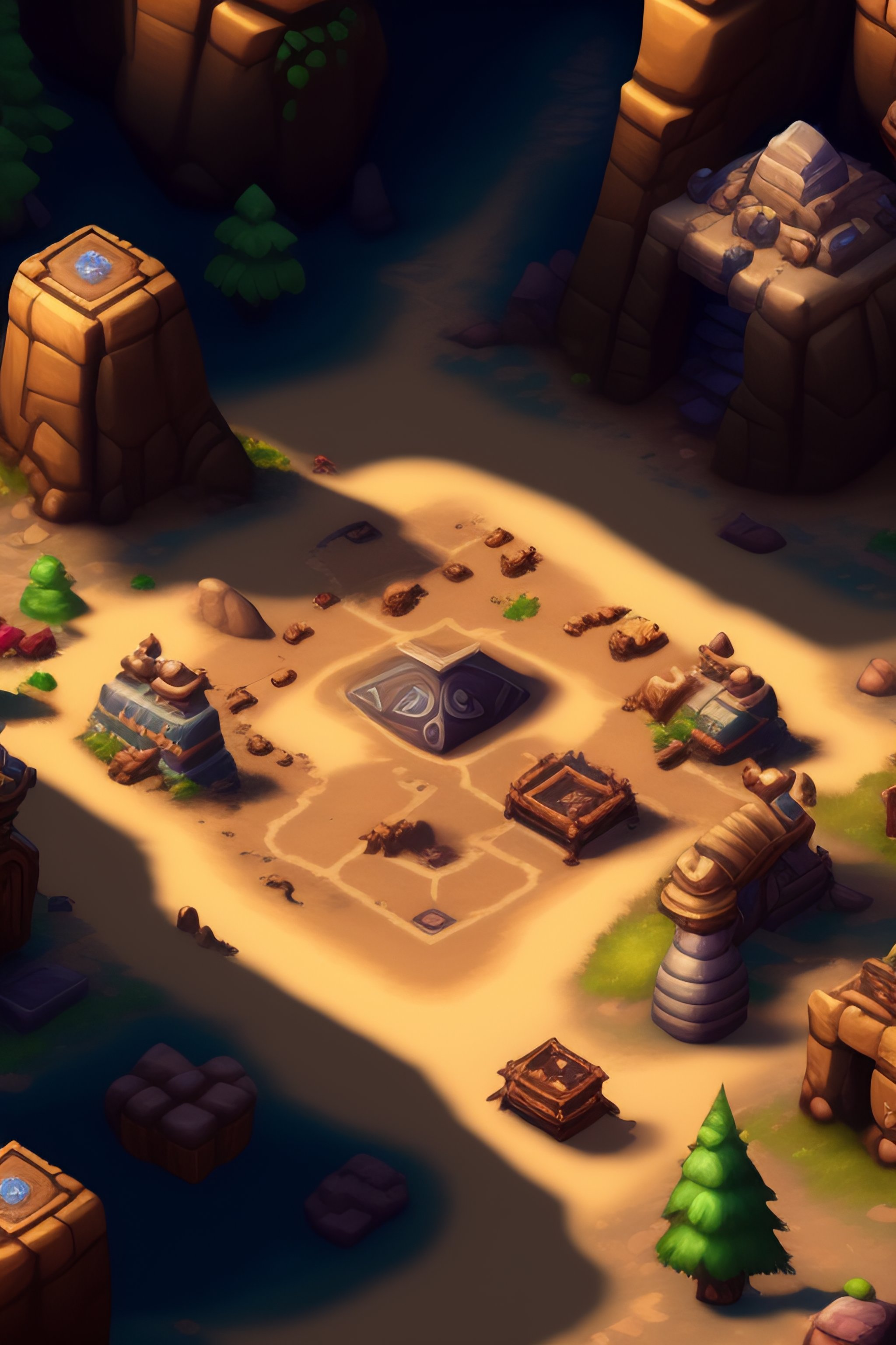 Lexica - Archeology game map by blizzard entertainment, mobile game ...