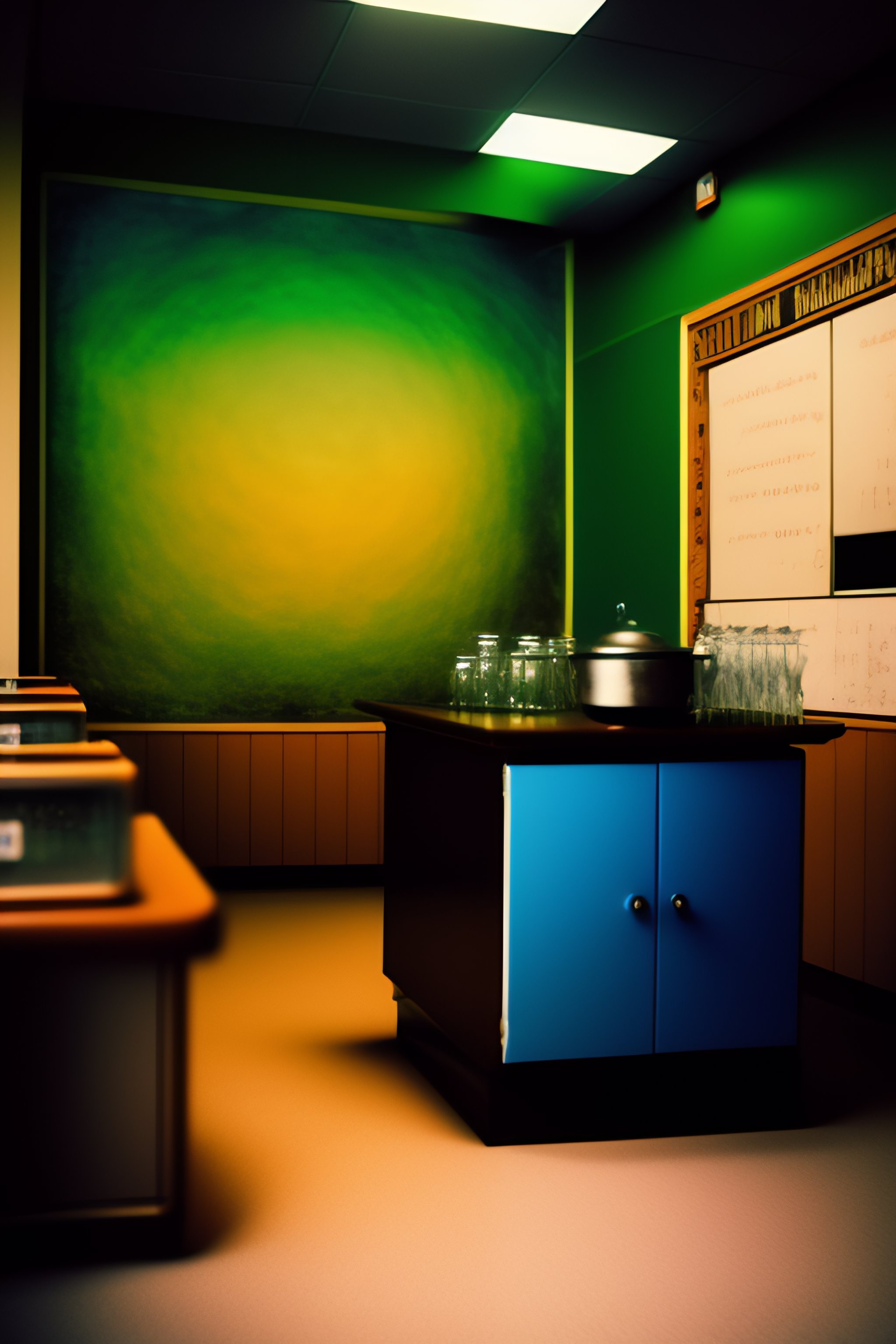 Lexica - Low quality photograph liminal space empty high school ...