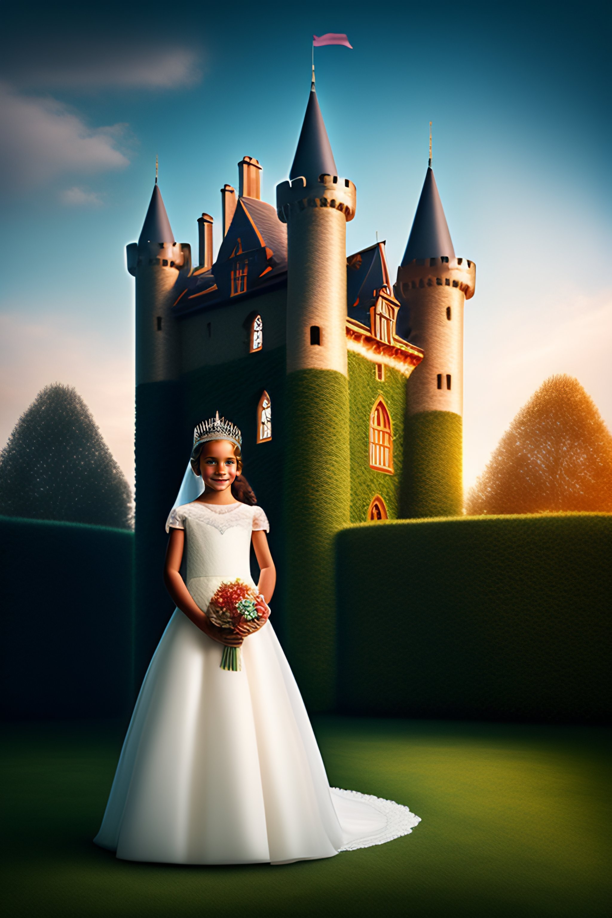 Lexica - Castle with princess clara