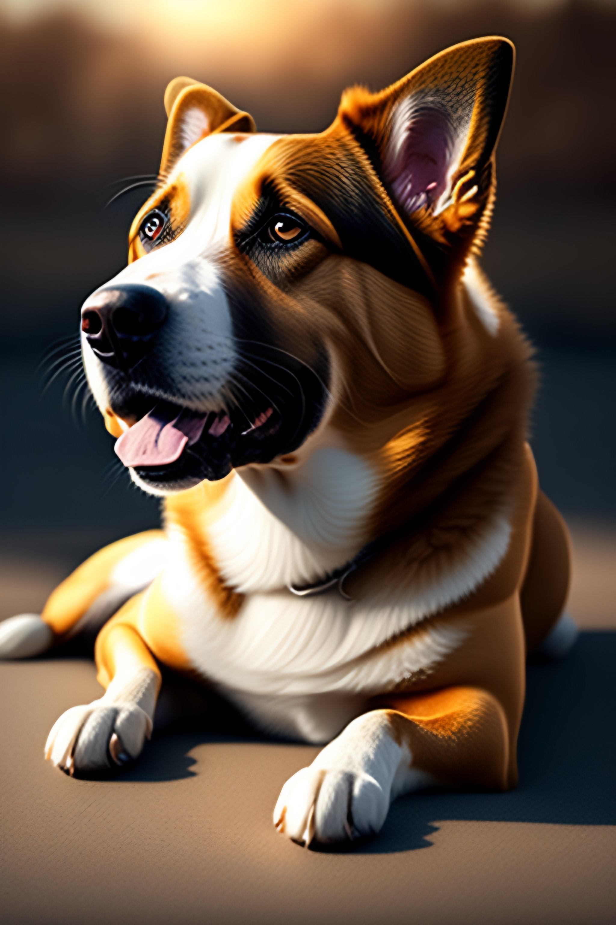 Lexica - Dog mix with cat